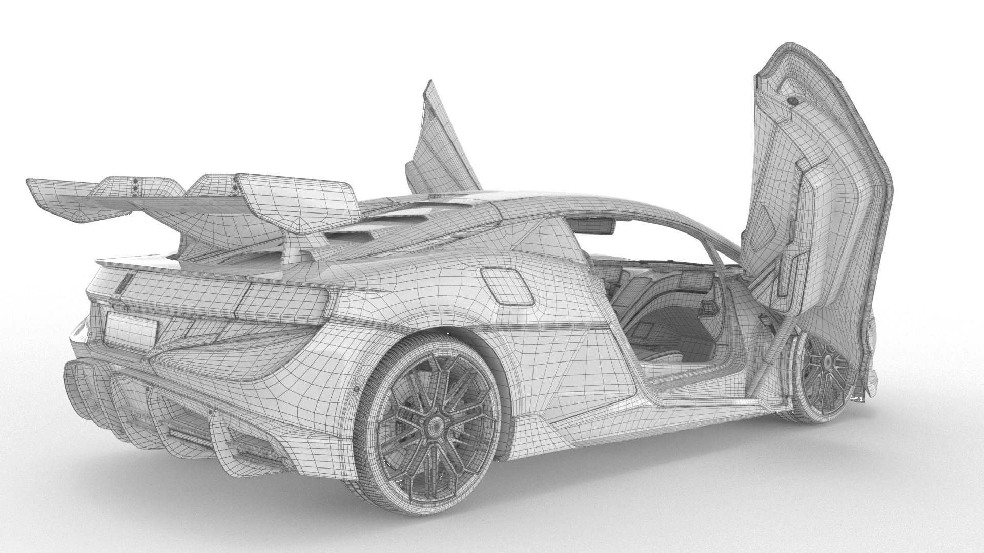 BYD Yangwang U9 2025 Interior Rigged 3D - TurboSquid 2346449
