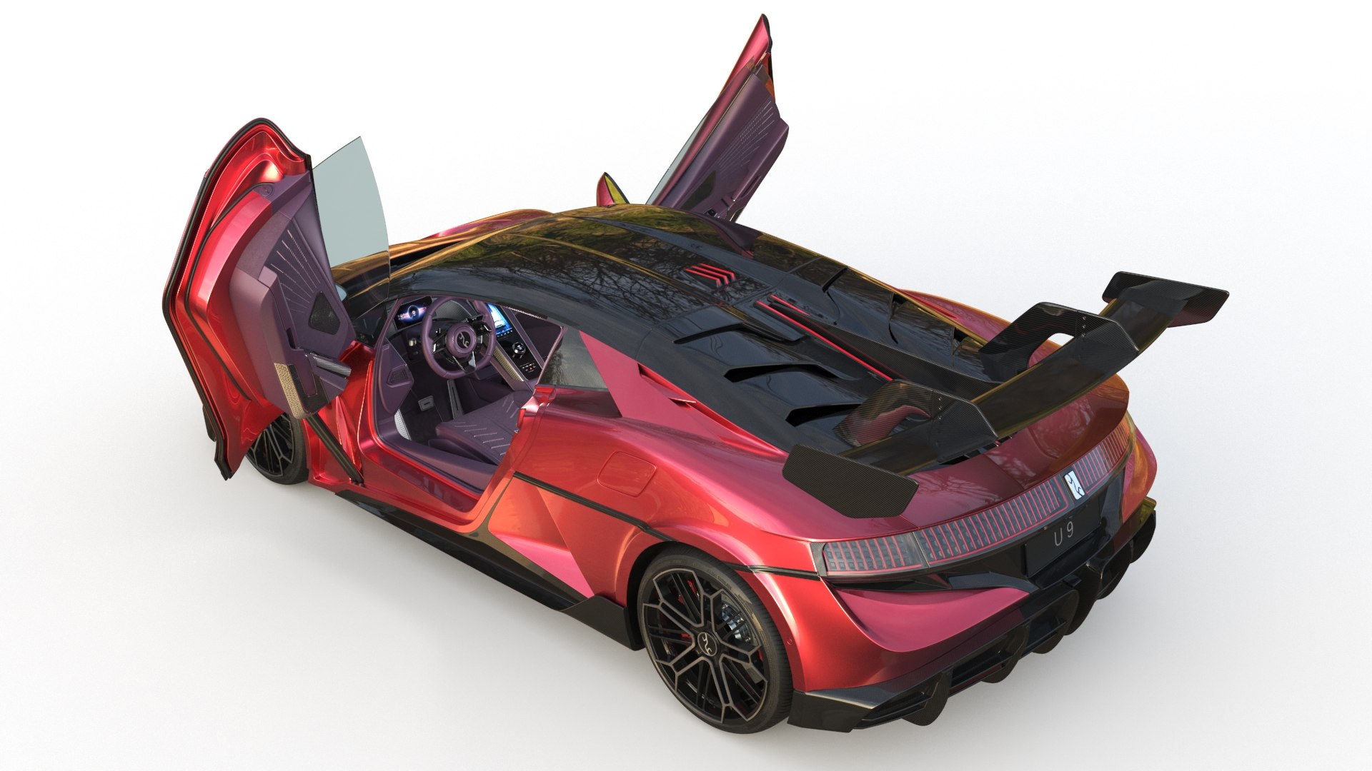 BYD Yangwang U9 2025 Interior Rigged 3D - TurboSquid 2346449