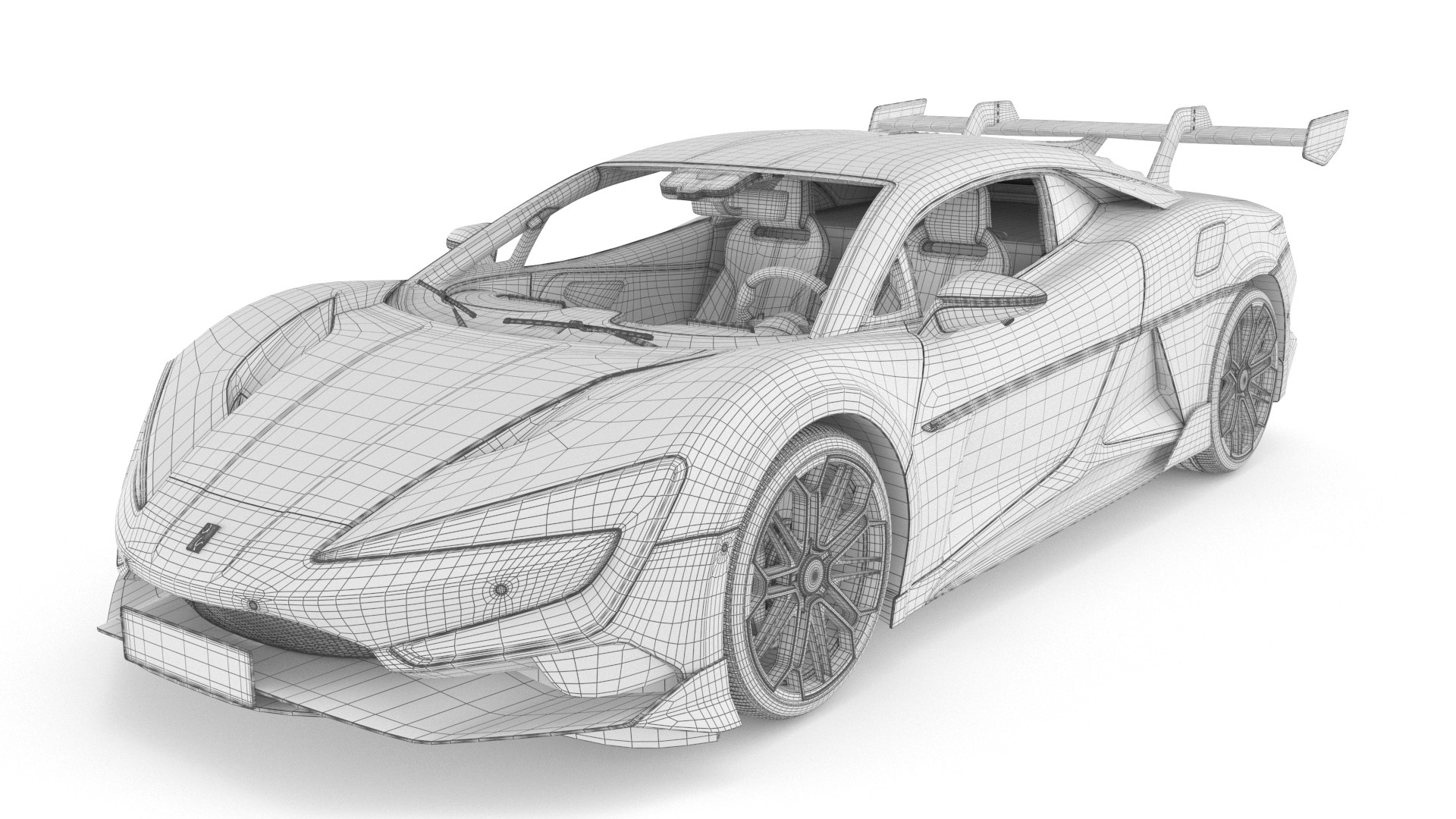 BYD Yangwang U9 2025 Interior Rigged 3D - TurboSquid 2346449