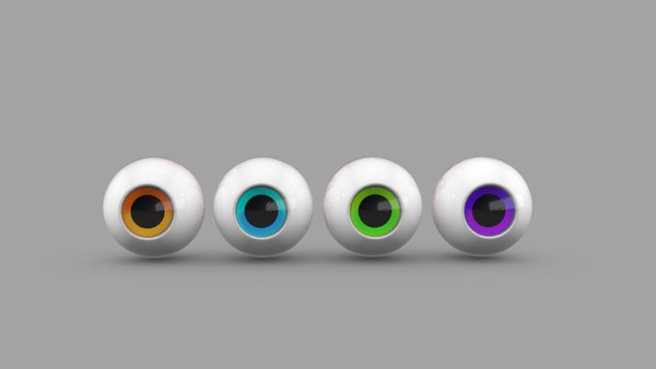 Cartoon Eyes 3D 모델 - TurboSquid 1996118