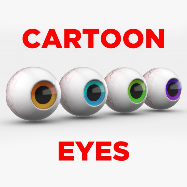 3D модель Cartoon Eyes - TurboSquid 1996118