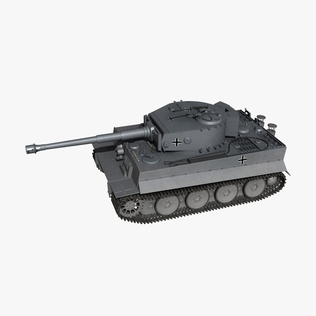 3D World War Tiger 1 Model - TurboSquid 1425735