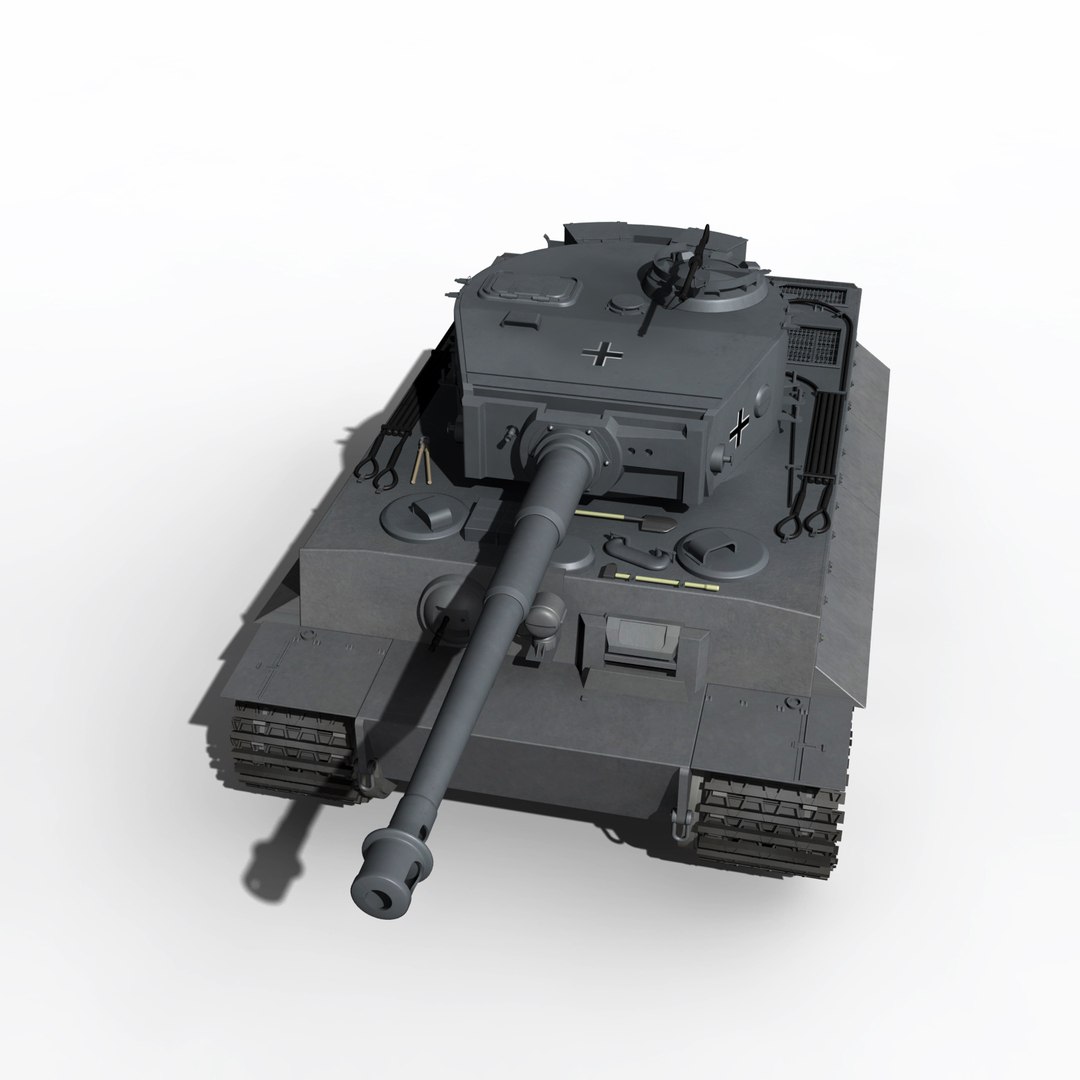 3D World War Tiger 1 Model - TurboSquid 1425735