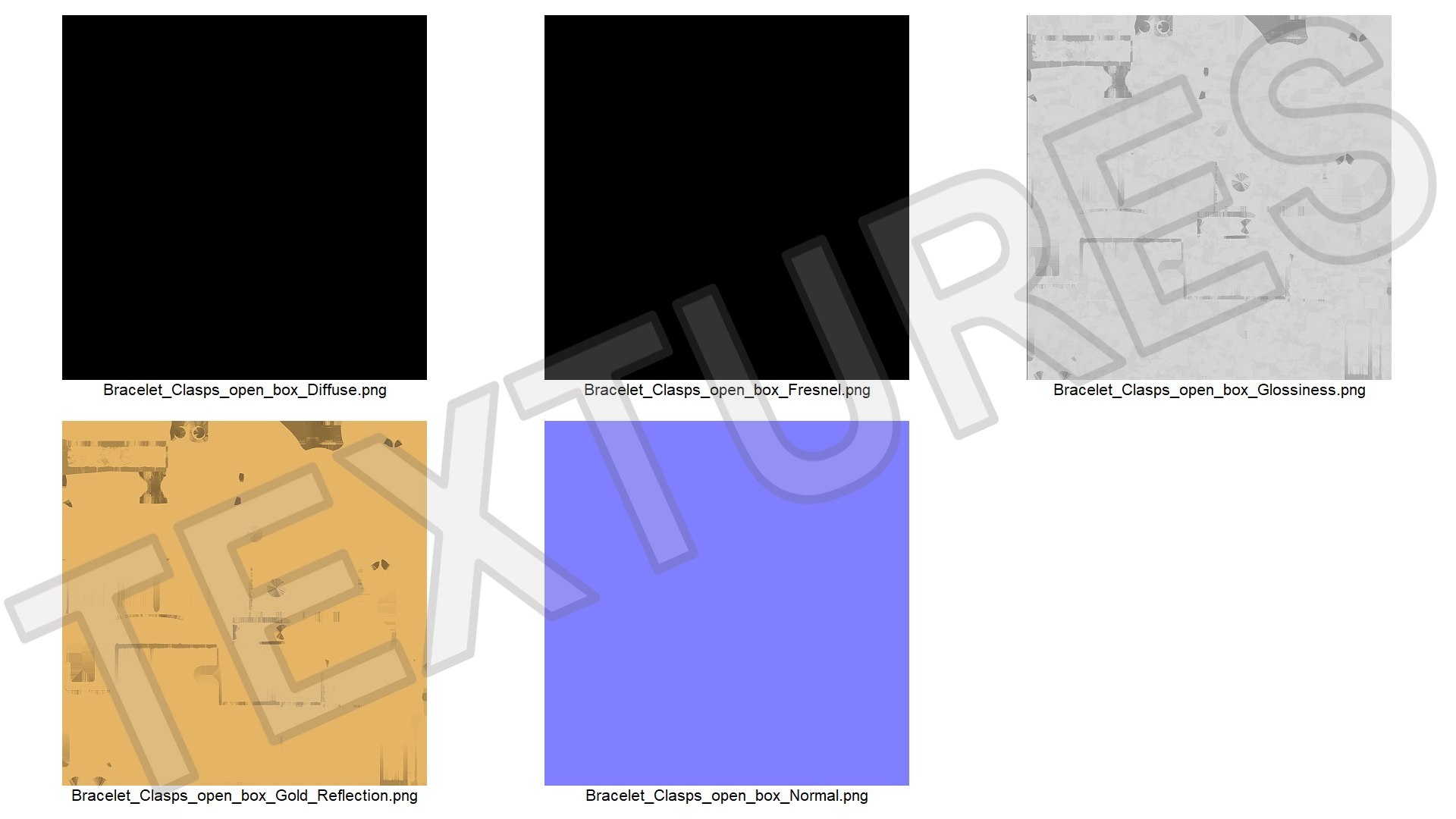 3D Yellow Gold Push Button Box Clasp - TurboSquid 2121913