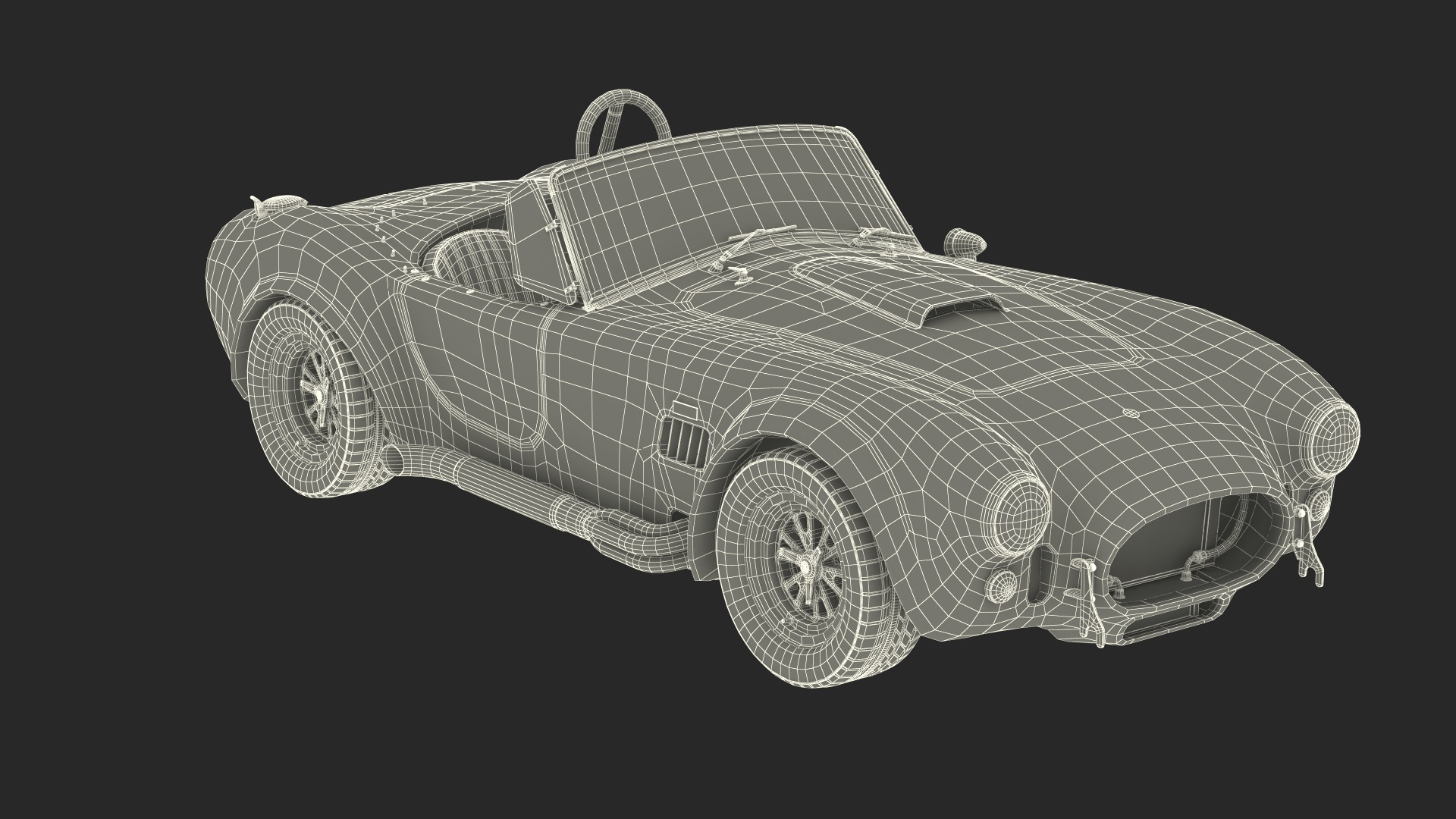 3D Model AC Shelby Cobra 1965 - TurboSquid 2279715