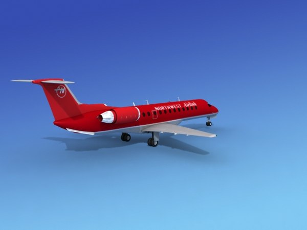 3d embraer erj