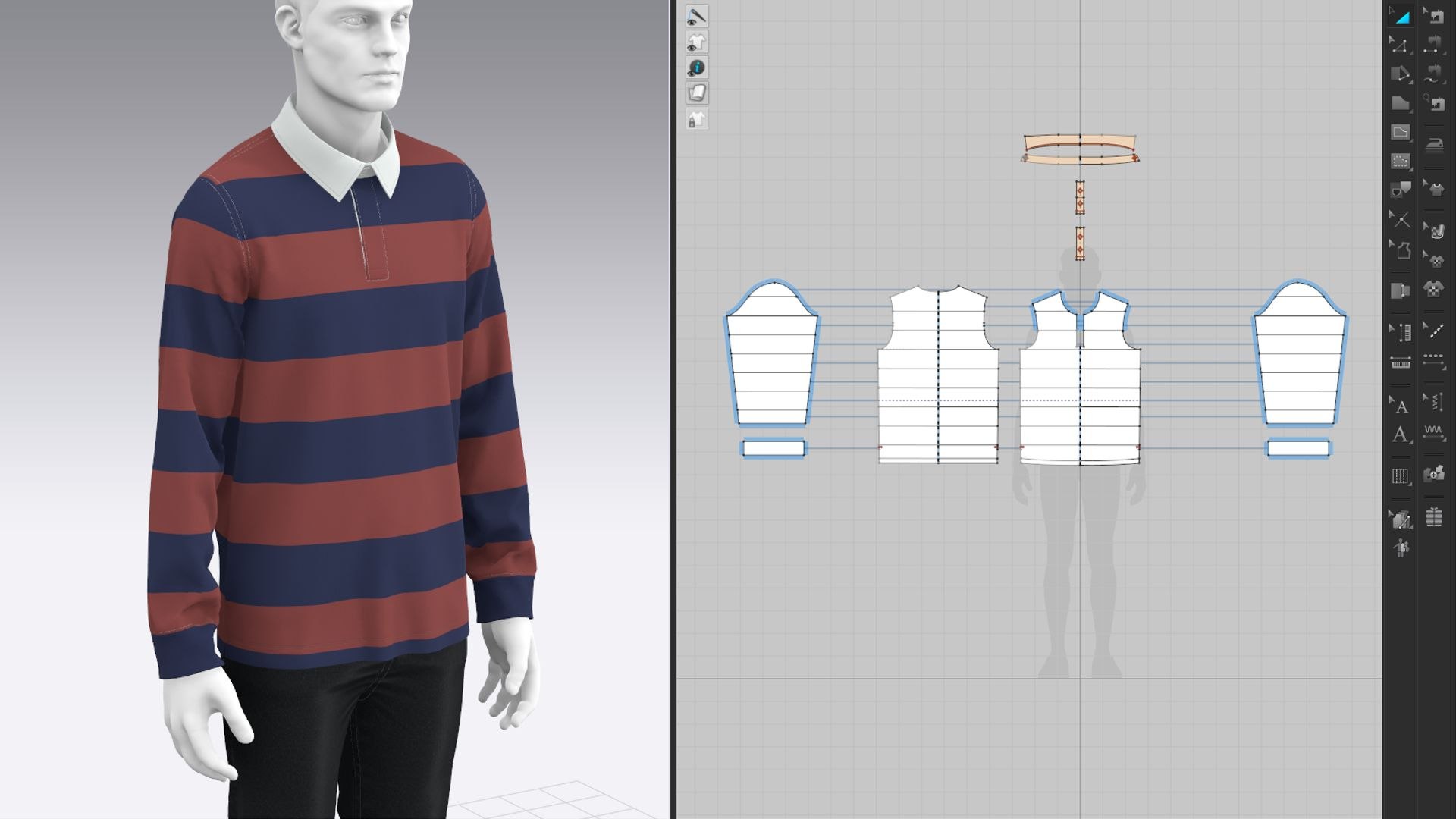 3D Model Rugby Shirt Outfit - TurboSquid 2171131