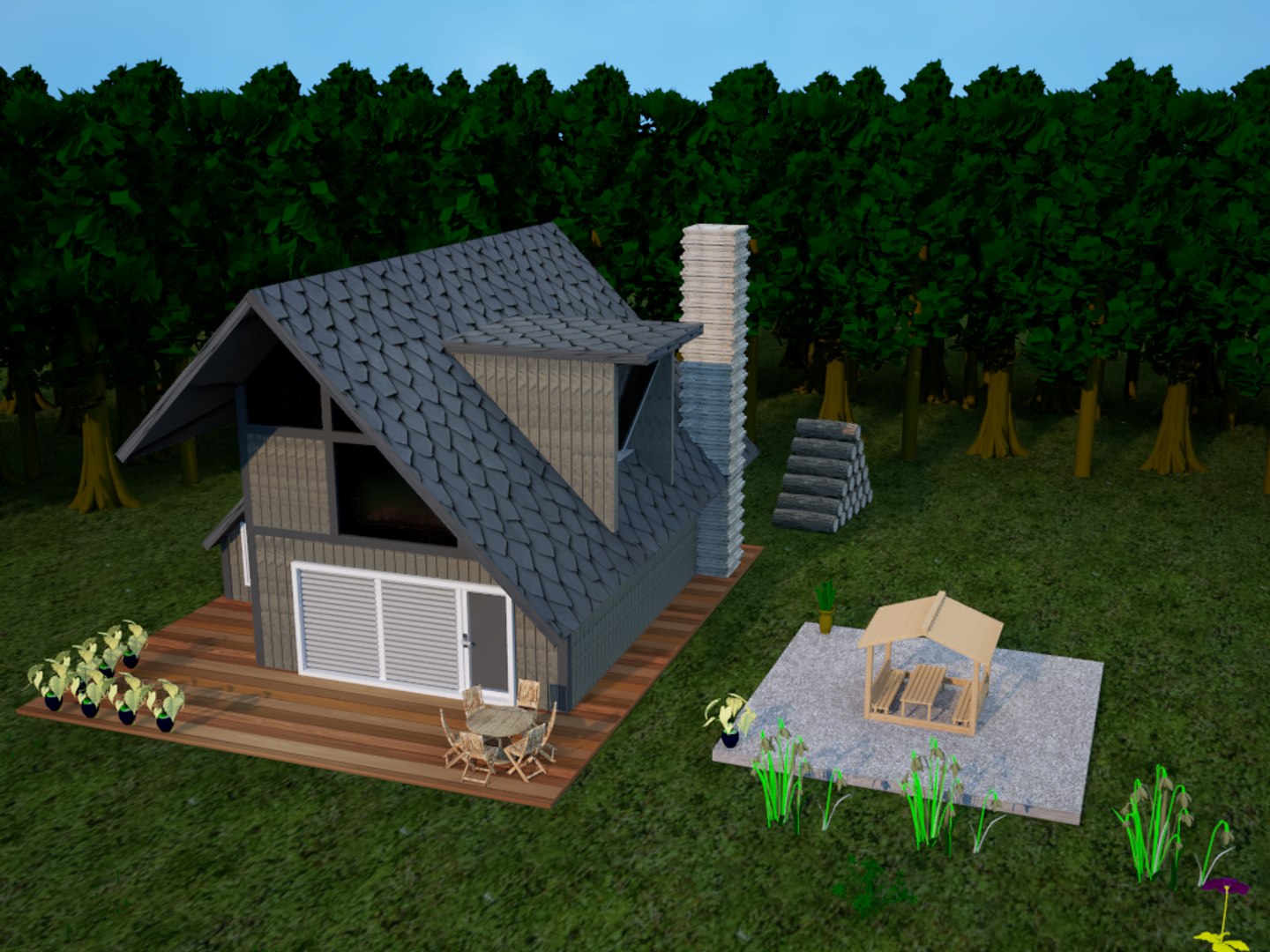 House Tiny 3D Model - TurboSquid 1642651