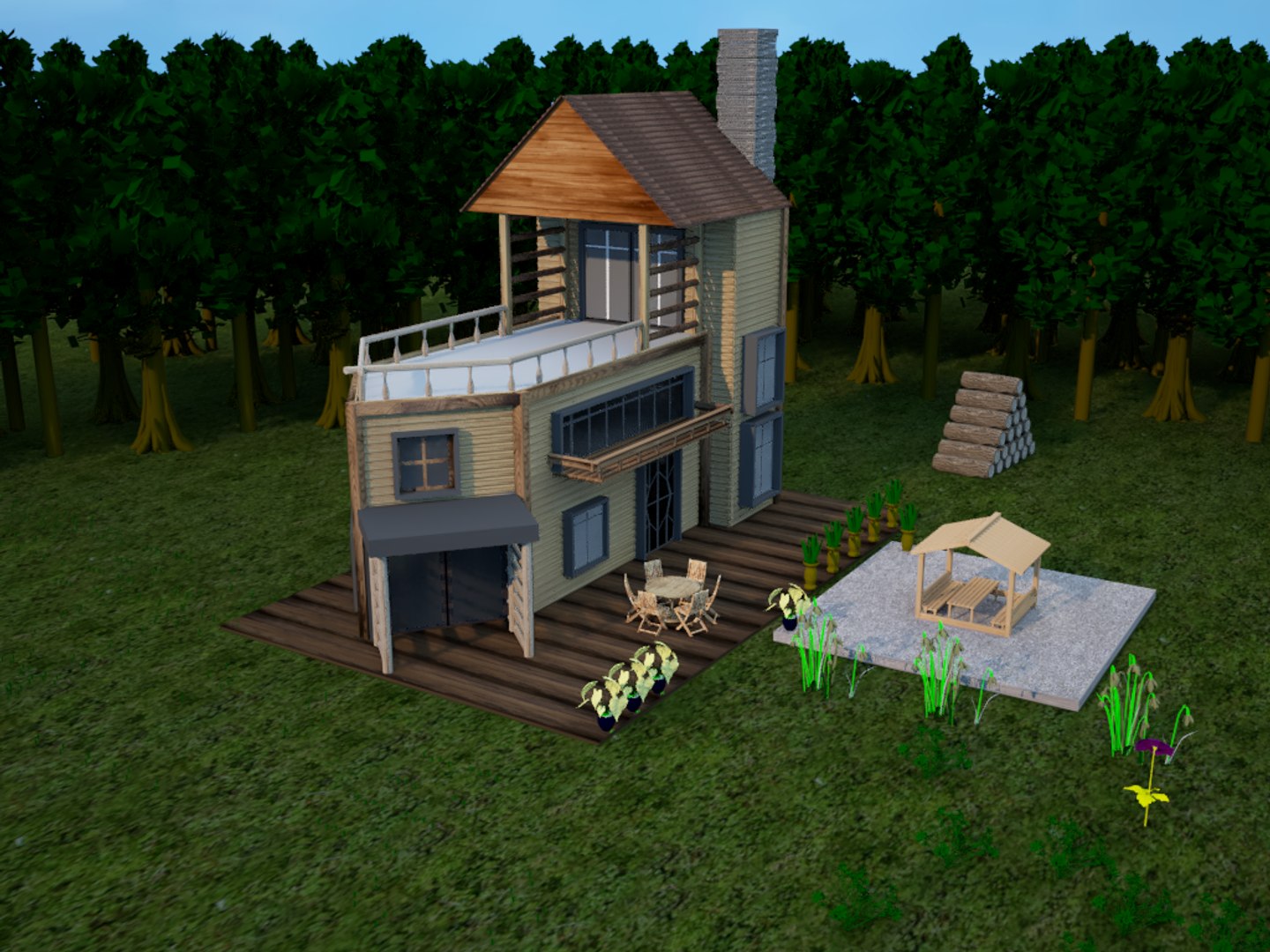 House Tiny 3D Model - TurboSquid 1642651