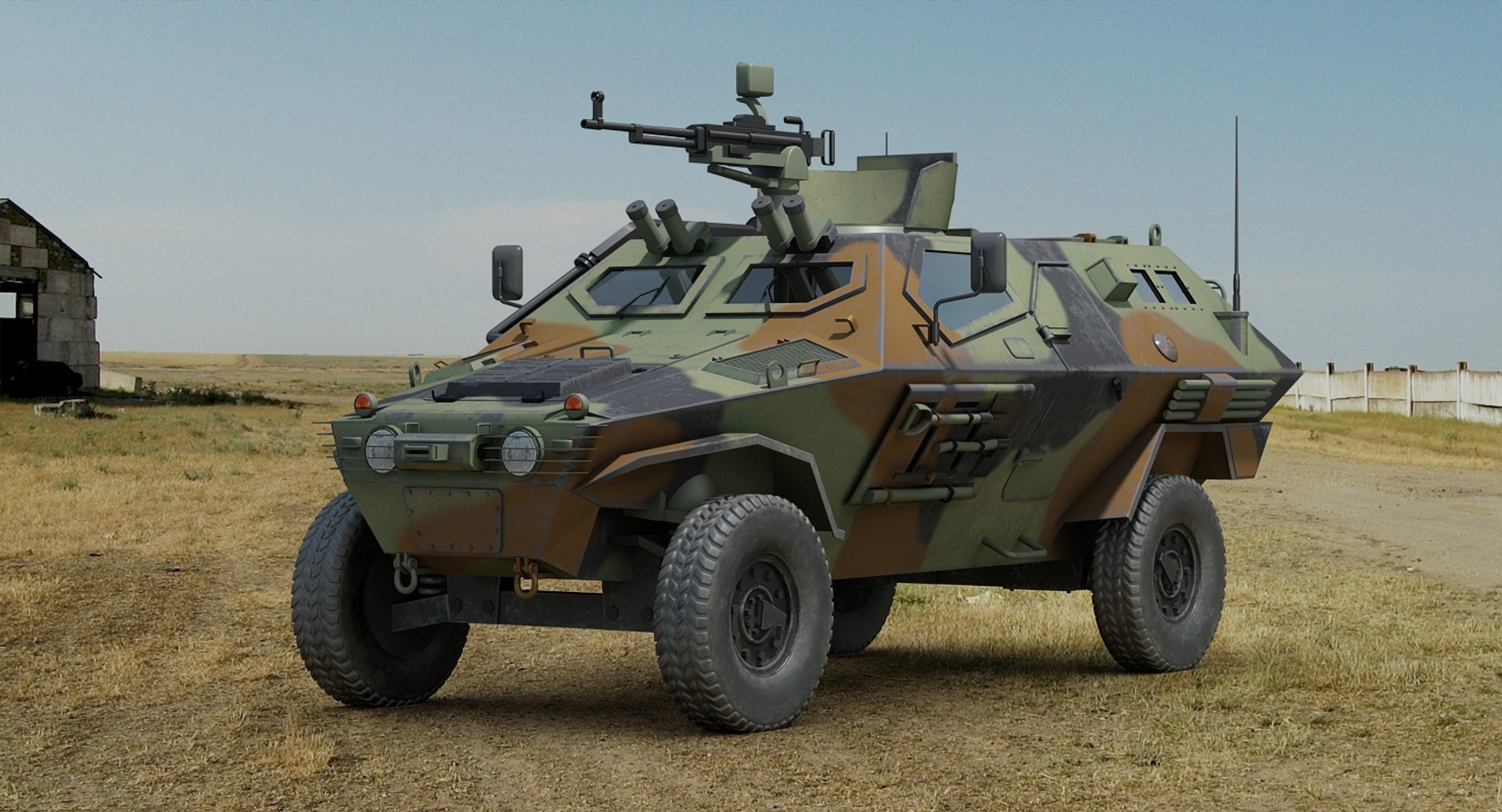 3d Model Turkish Otokar Cobra Armored