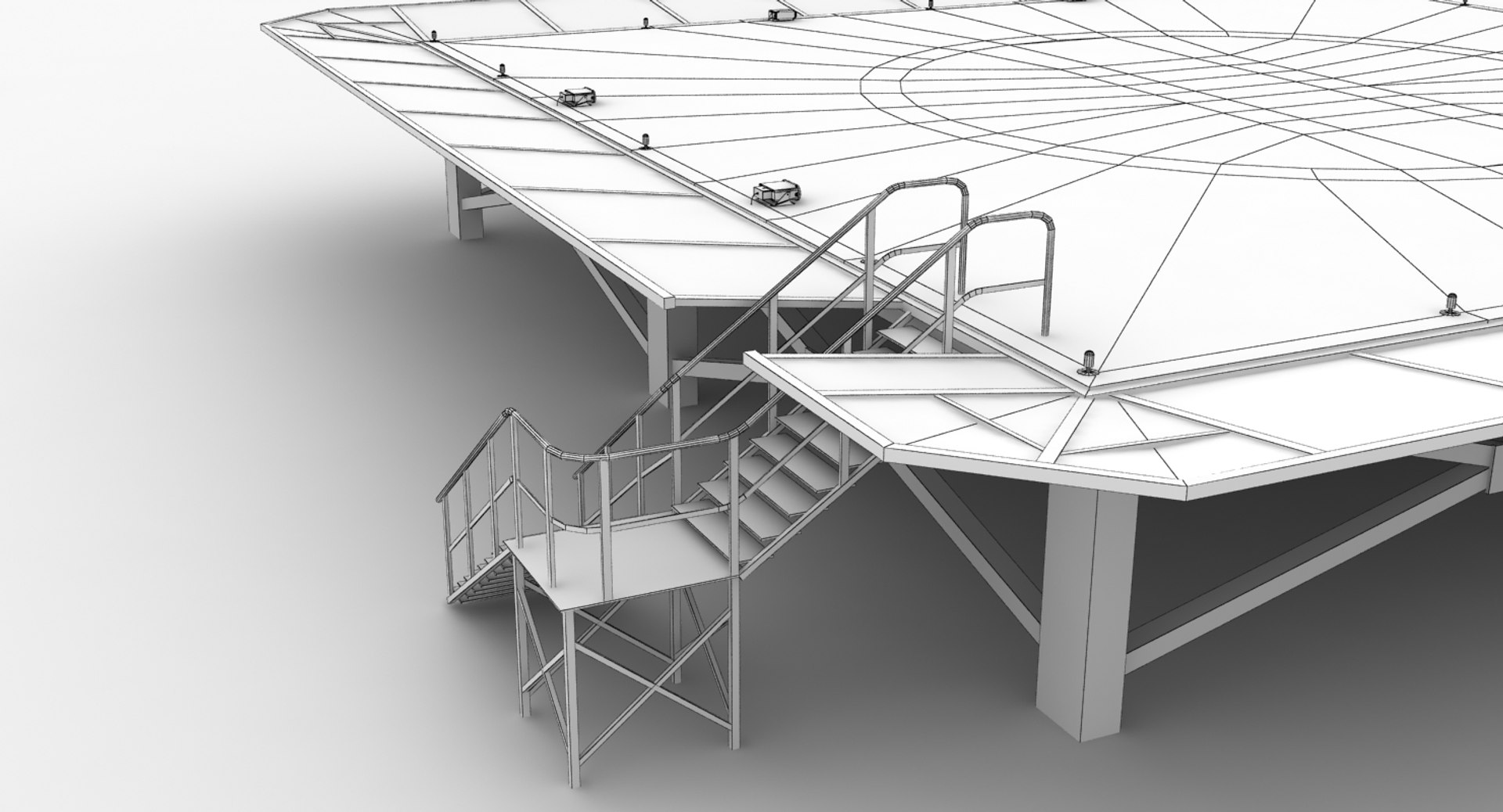 3D Helipad Unity Unreal - TurboSquid 1151068