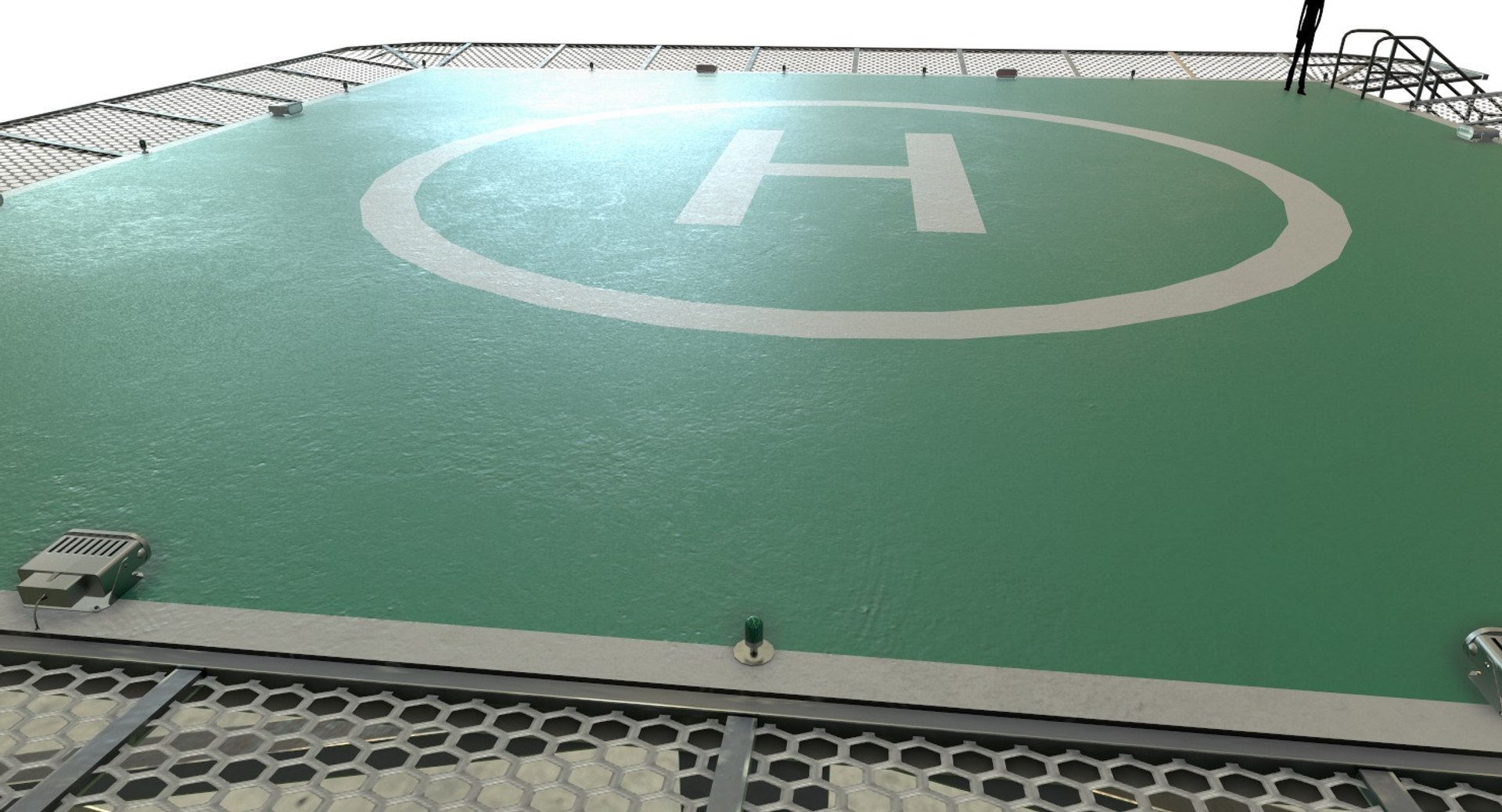 3D helipad unity unreal - TurboSquid 1151068