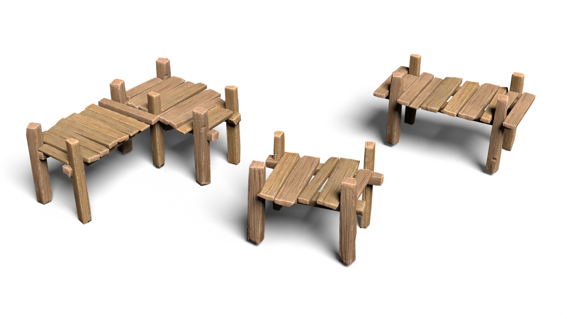65 Lowpoly Wooden Game Assets - 240225 3D Model - TurboSquid 2195001