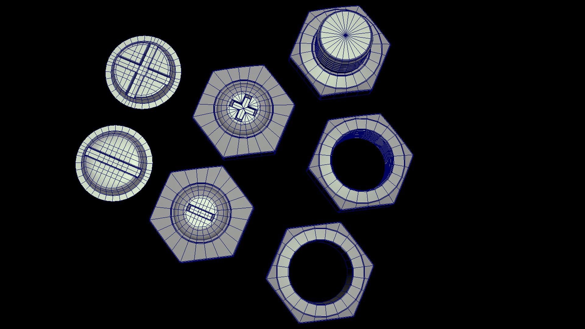 3D Bolt Lowpoly - TurboSquid 2068164