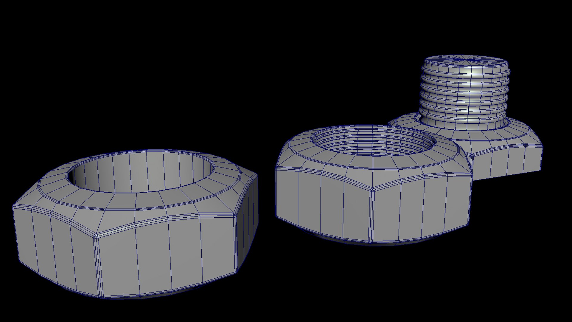 3D Bolt Lowpoly - TurboSquid 2068164