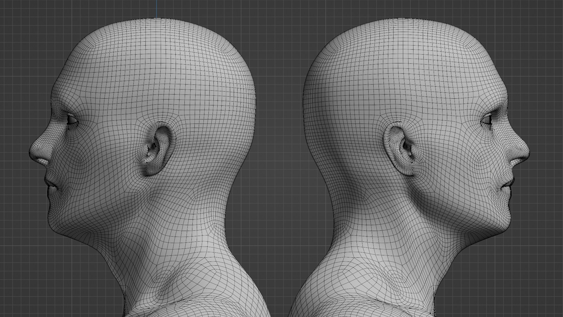 Stylized Human Male With Perfect Anatomy Clean Mesh 3D Model ...