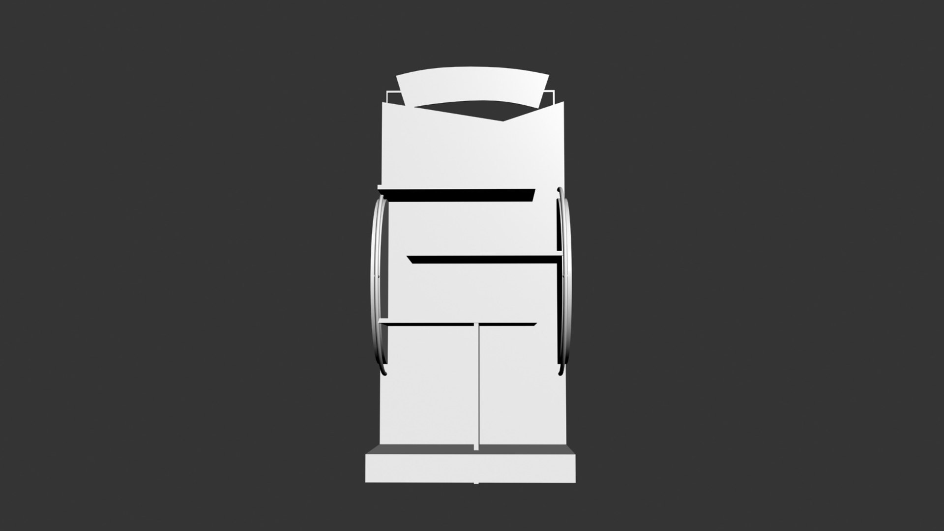 Kiosk Fsu 3D Model - TurboSquid 1328643