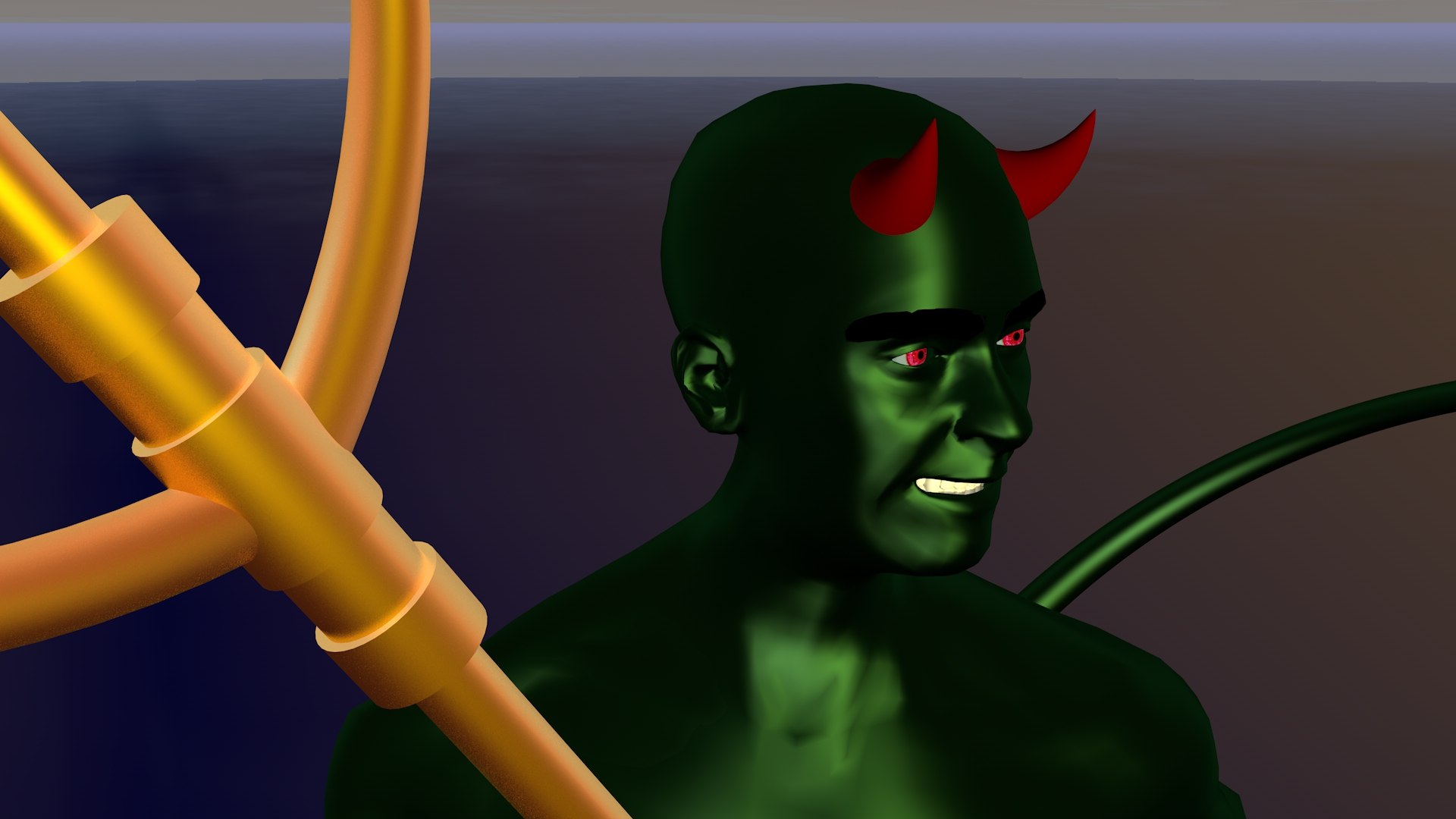 Devil Demon Hourglass 3D Model - TurboSquid 1689986