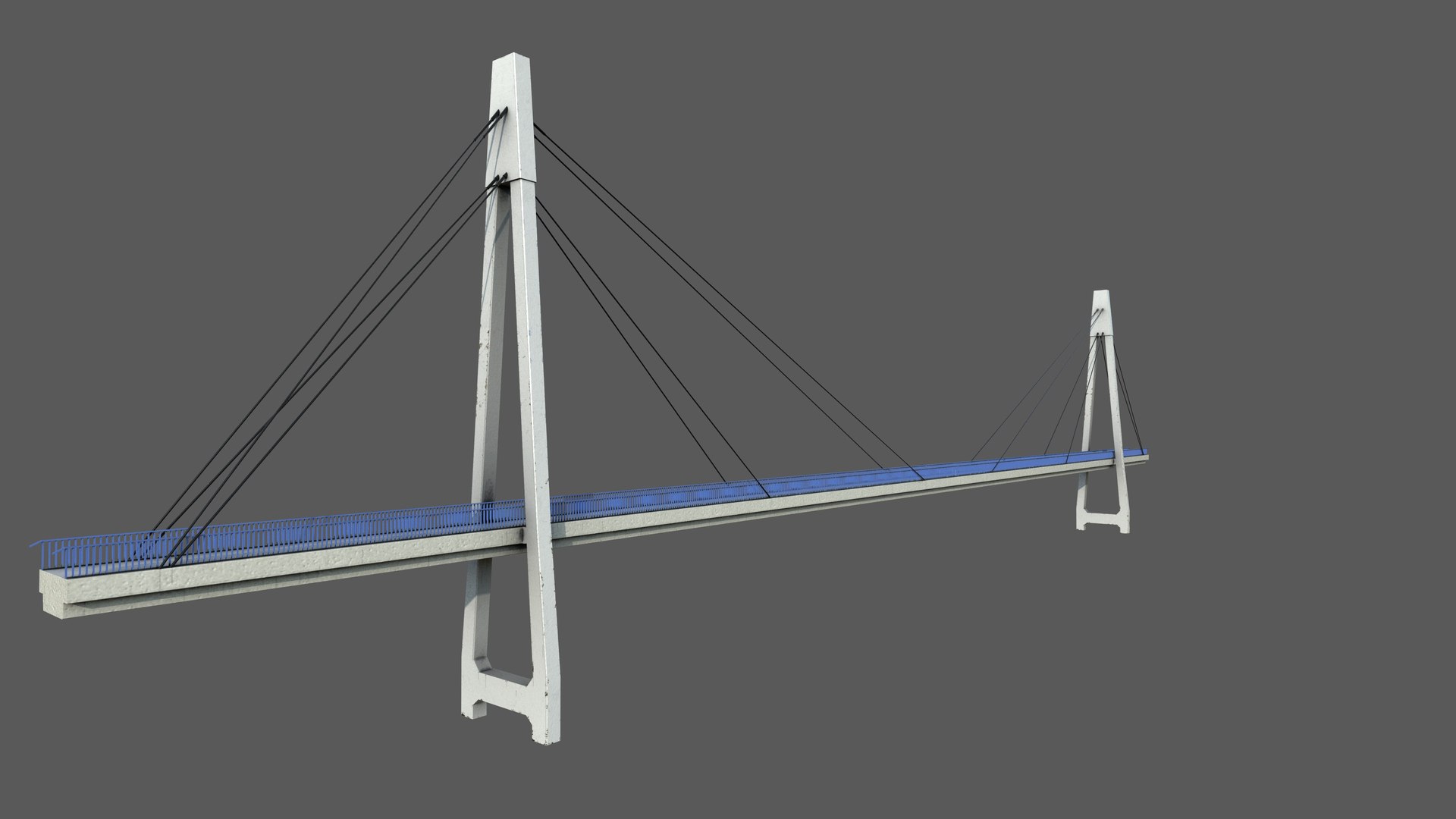 Footbridge Model - TurboSquid 2058864