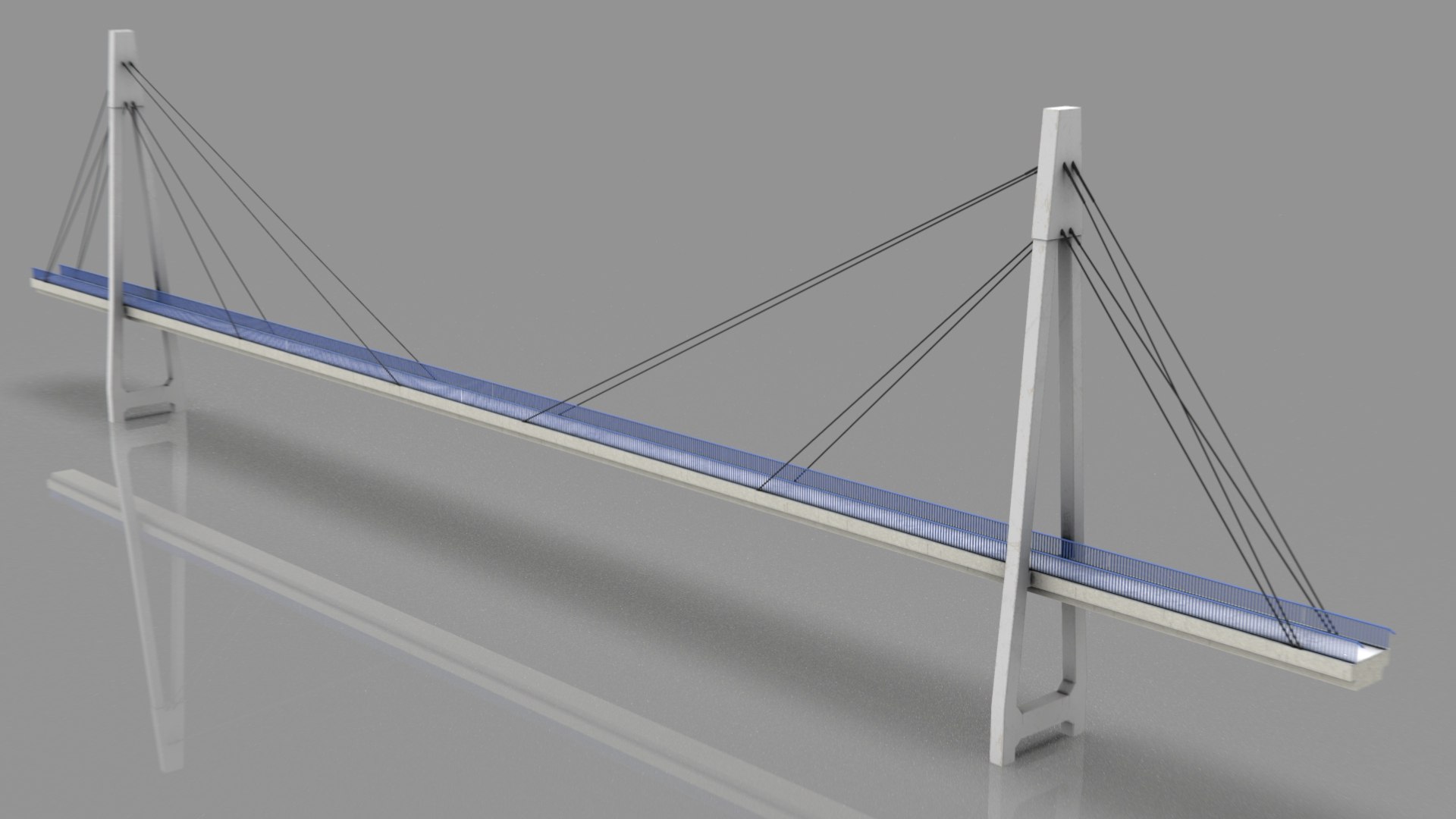 Footbridge Model - TurboSquid 2058864