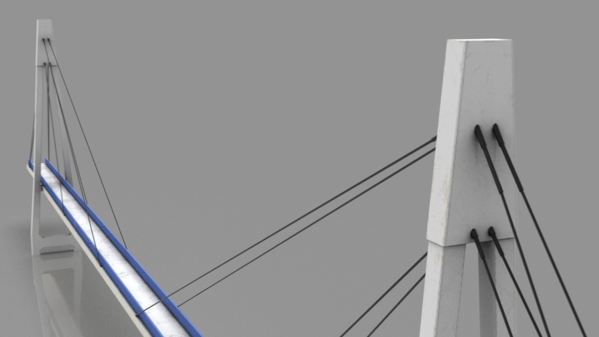 Footbridge Model - TurboSquid 2058864