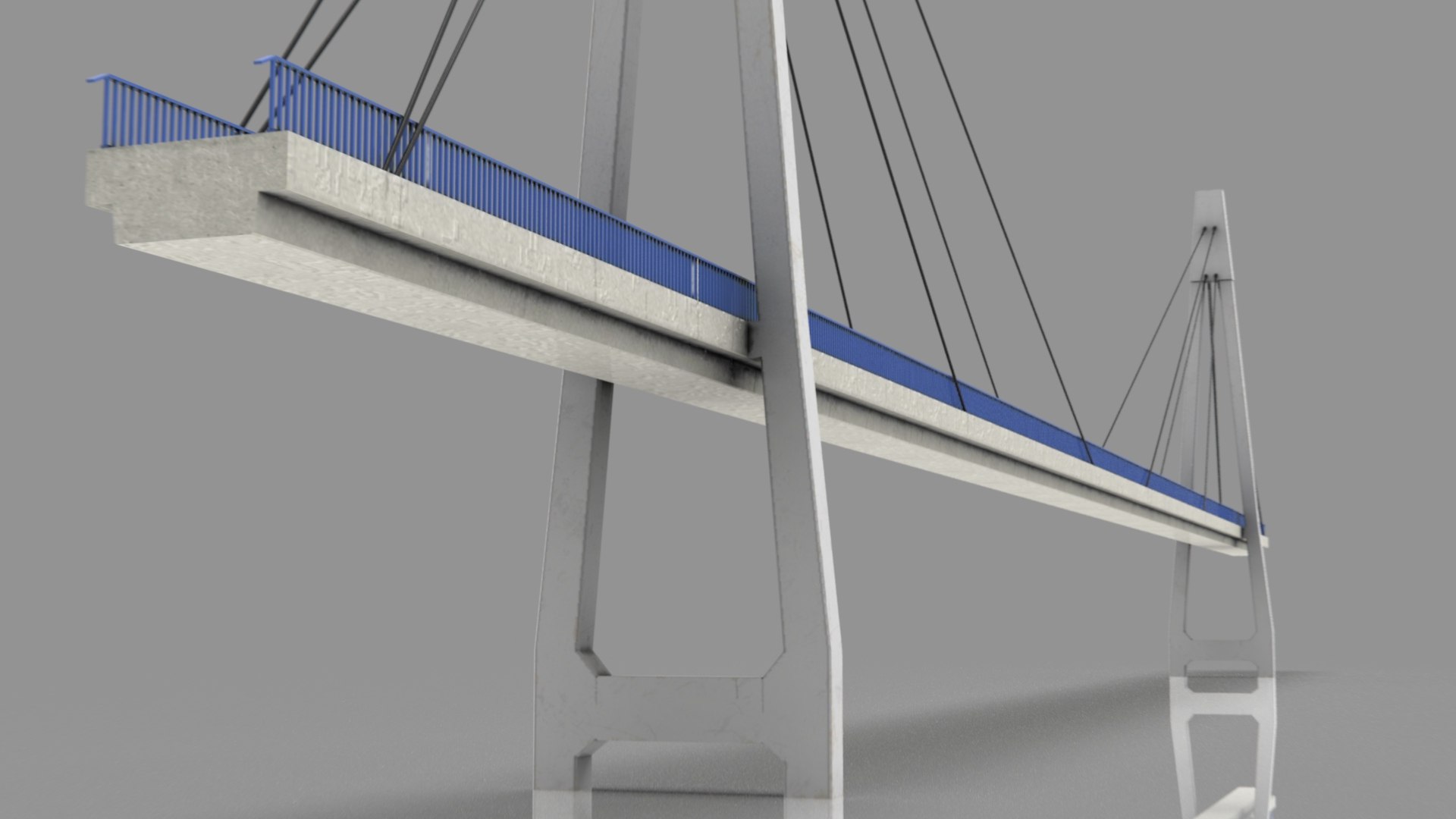 Footbridge Model - TurboSquid 2058864