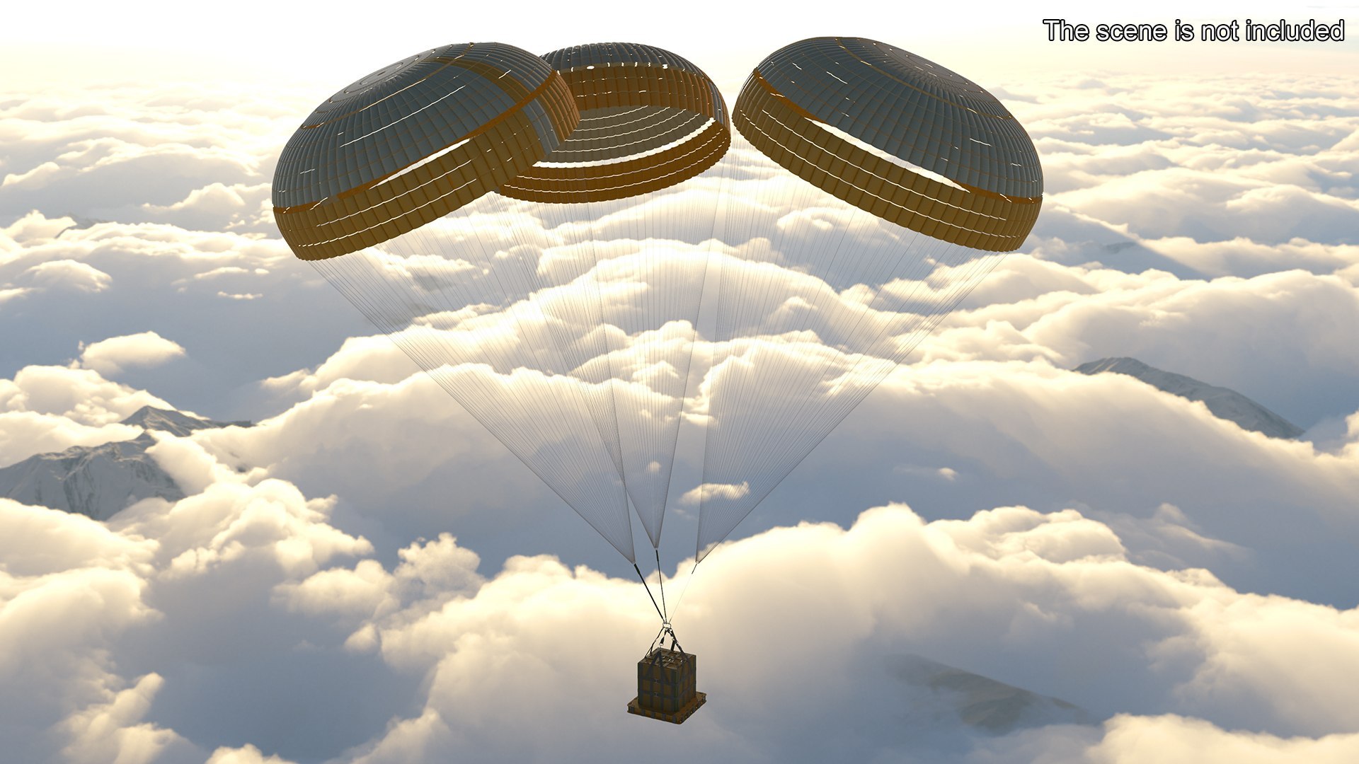 Parachutes Collection 3D Model - TurboSquid 2248783