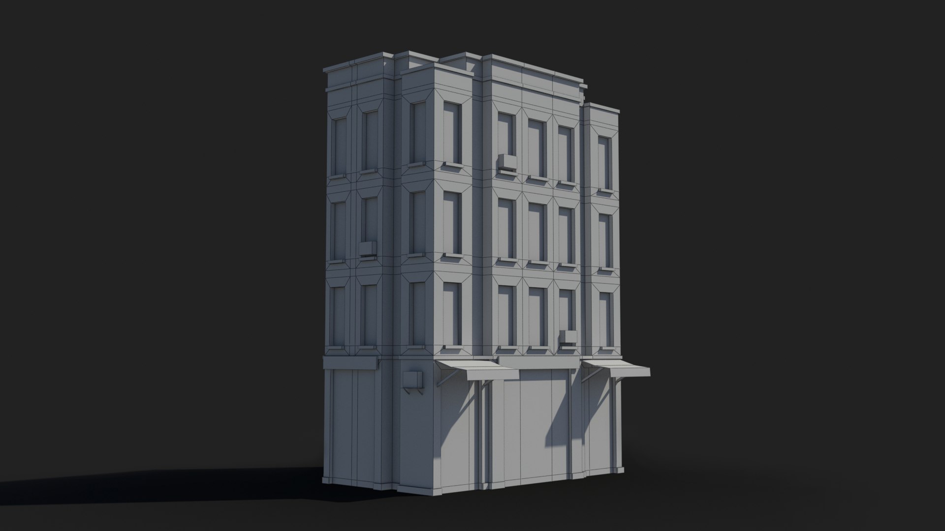 Apartment Building X21 Model - TurboSquid 1814541