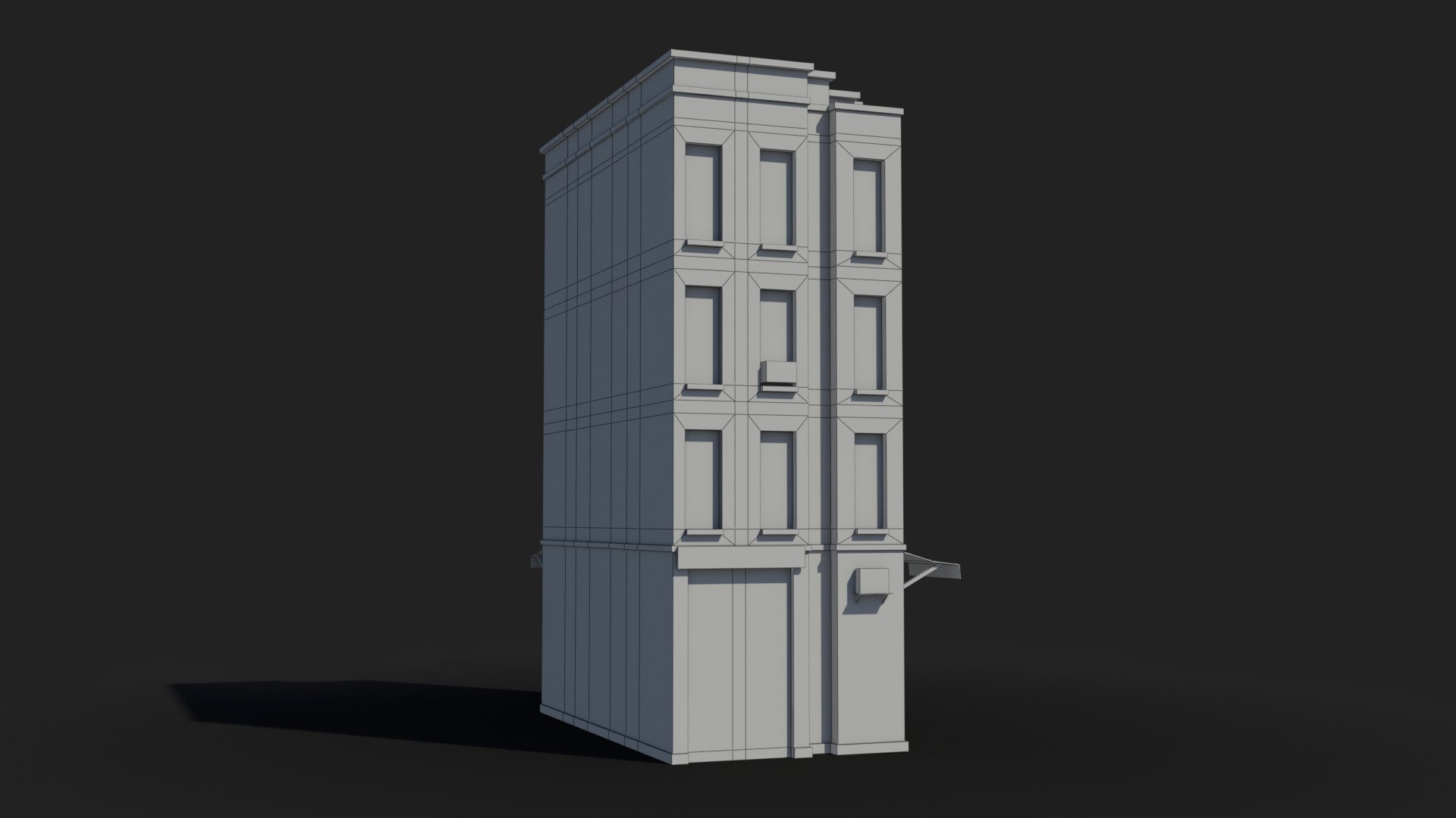 Apartment Building X21 Model - TurboSquid 1814541