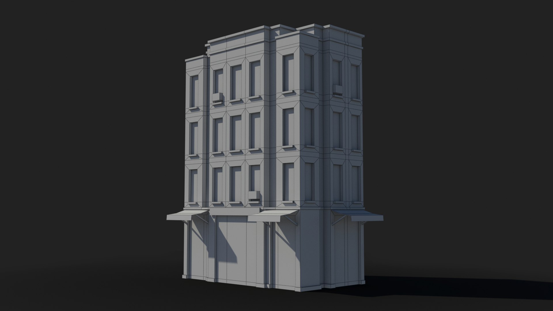 Apartment Building X21 Model - TurboSquid 1814541