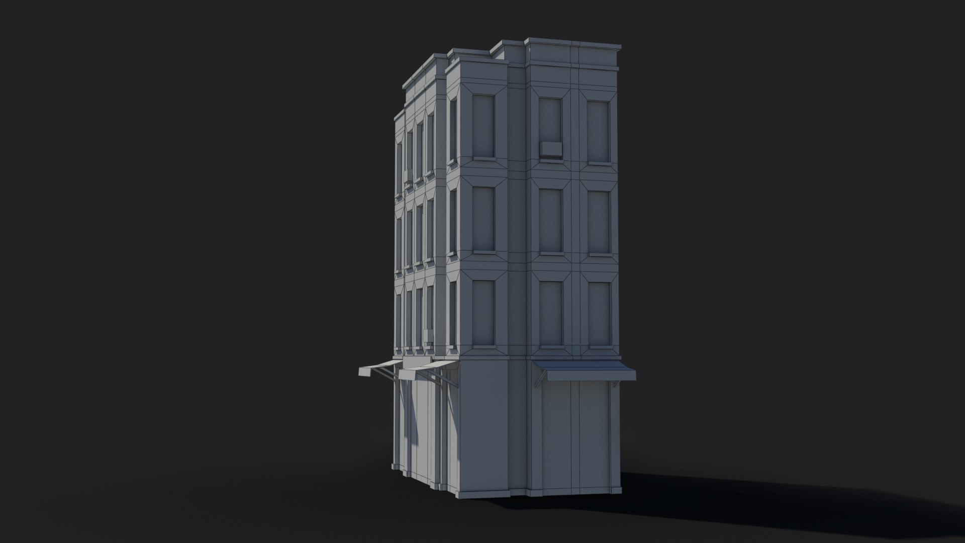 Apartment Building X21 Model - TurboSquid 1814541