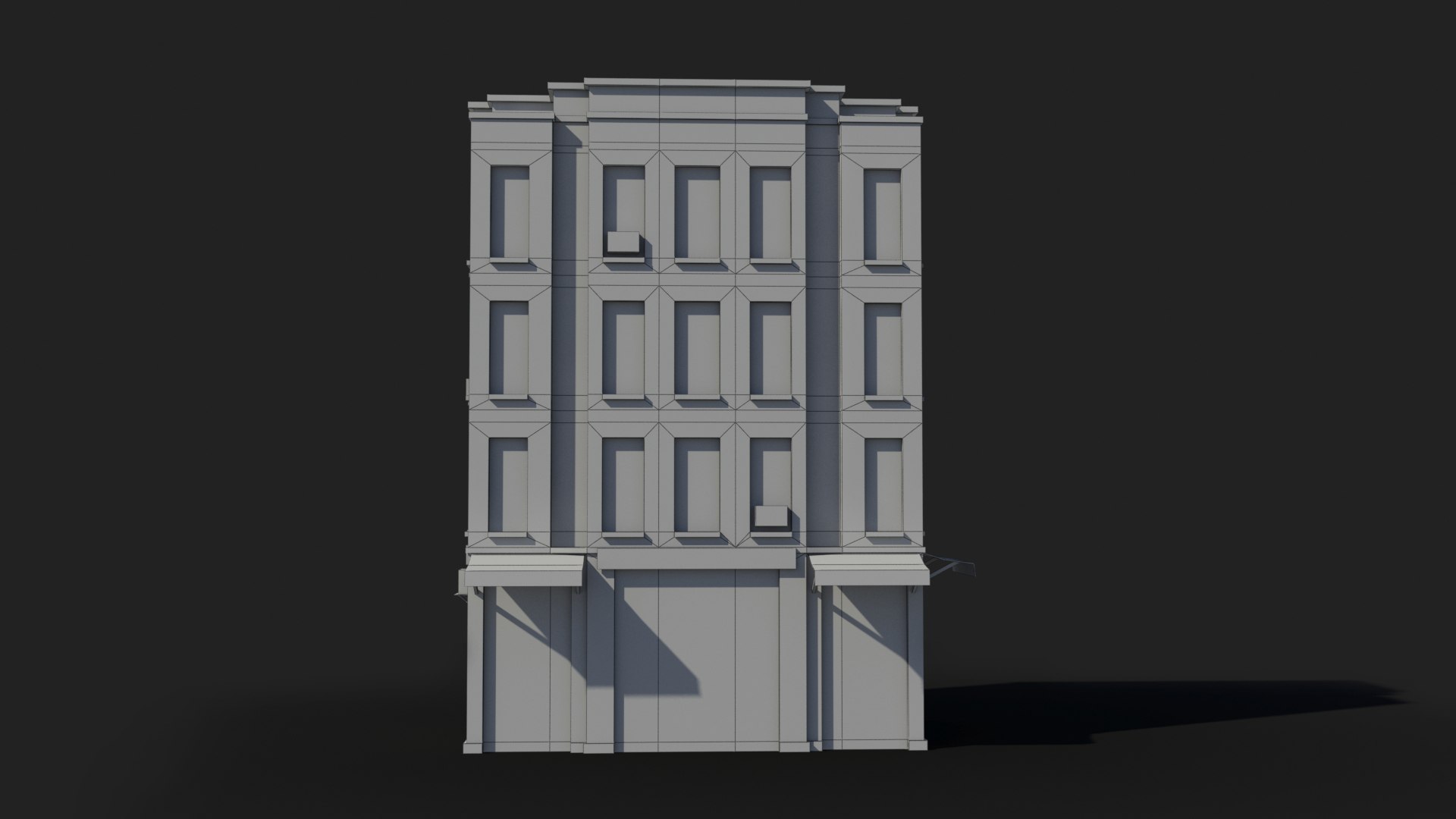 Apartment Building X21 Model - TurboSquid 1814541