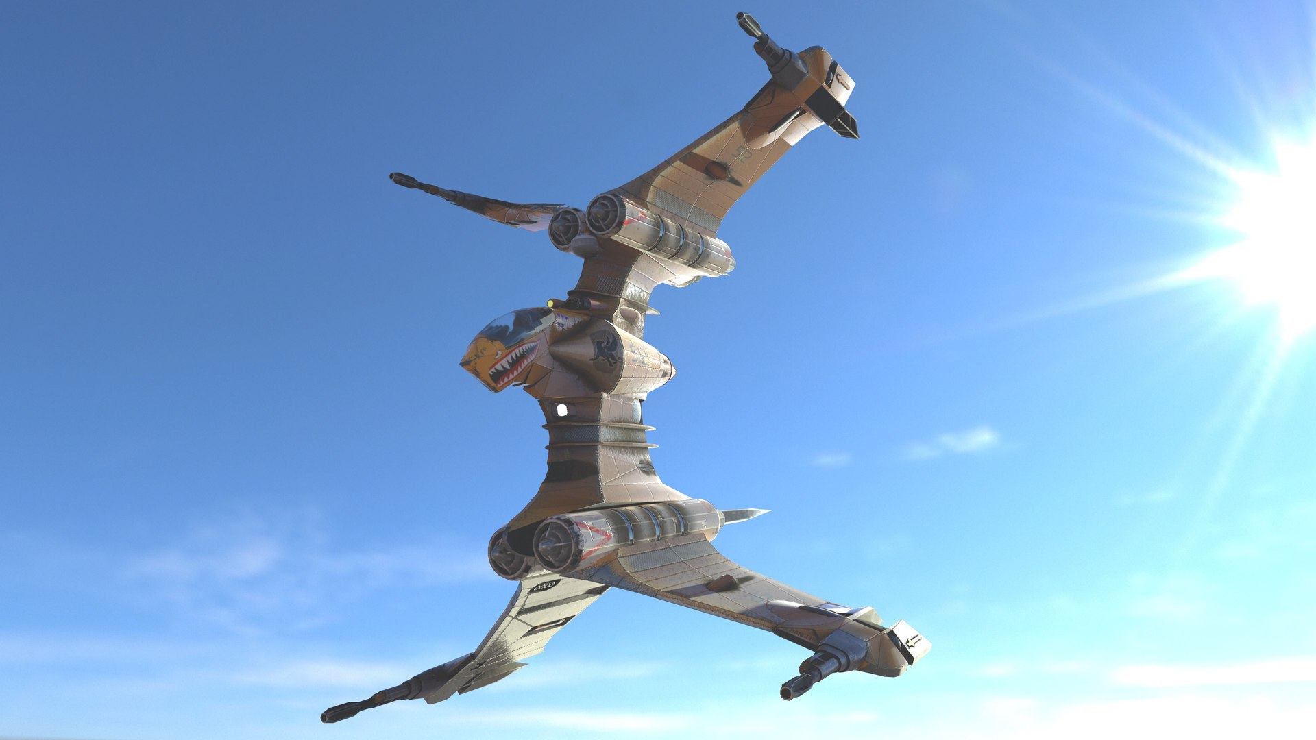T-fighter Superiority Fighter 3D Model - TurboSquid 1578190