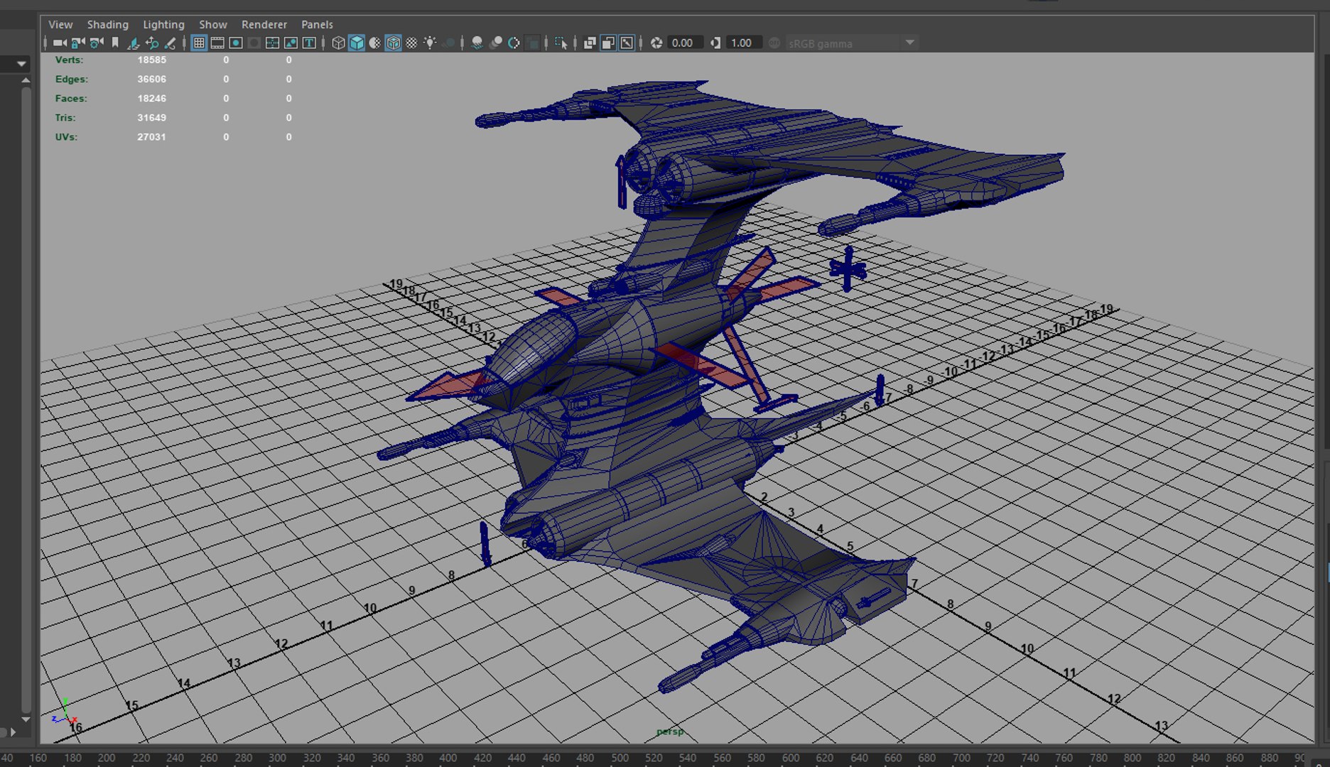 T-fighter Superiority Fighter 3D Model - TurboSquid 1578190