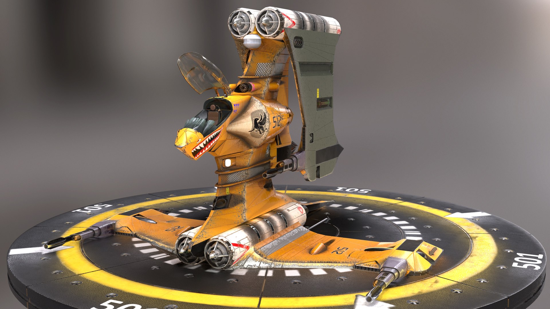 T-fighter Superiority Fighter 3D Model - TurboSquid 1578190
