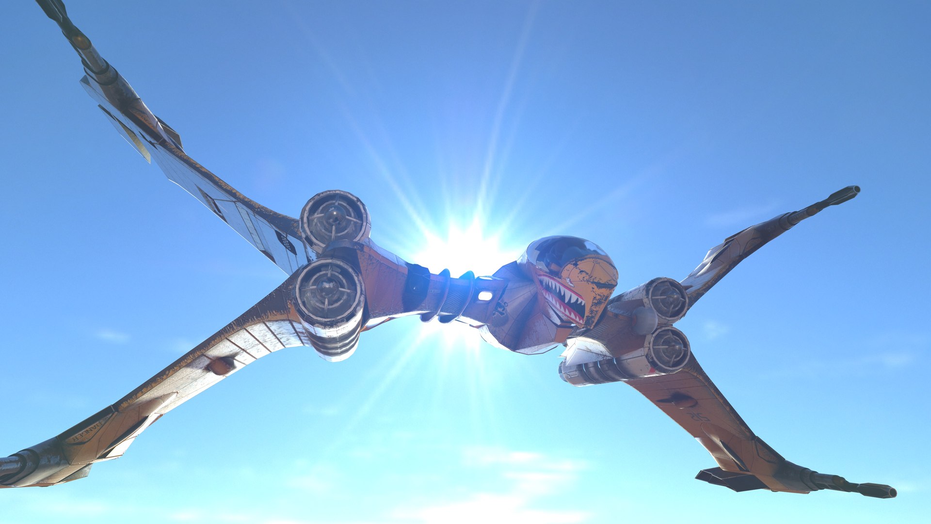 T-fighter Superiority Fighter 3D Model - TurboSquid 1578190