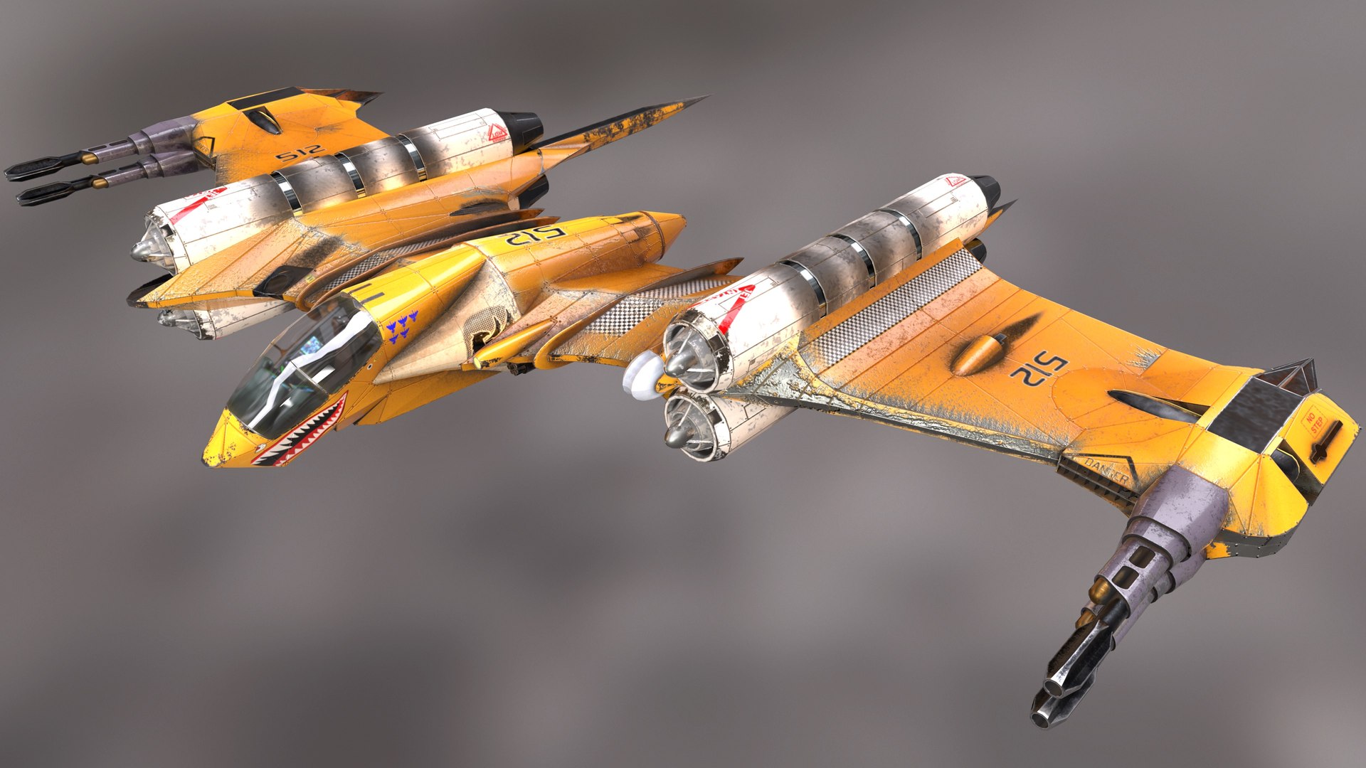 T-fighter Superiority Fighter 3D Model - TurboSquid 1578190