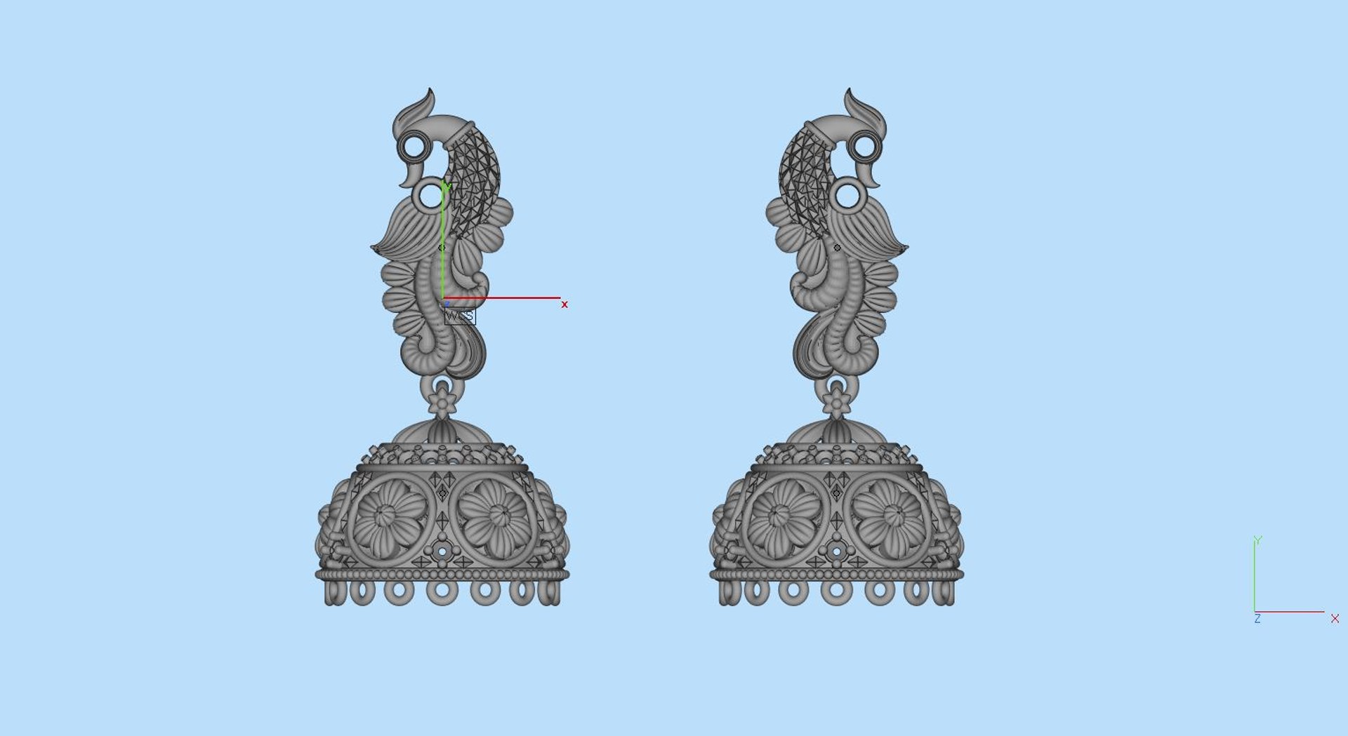 Jhumka 3D Model - TurboSquid 2254676