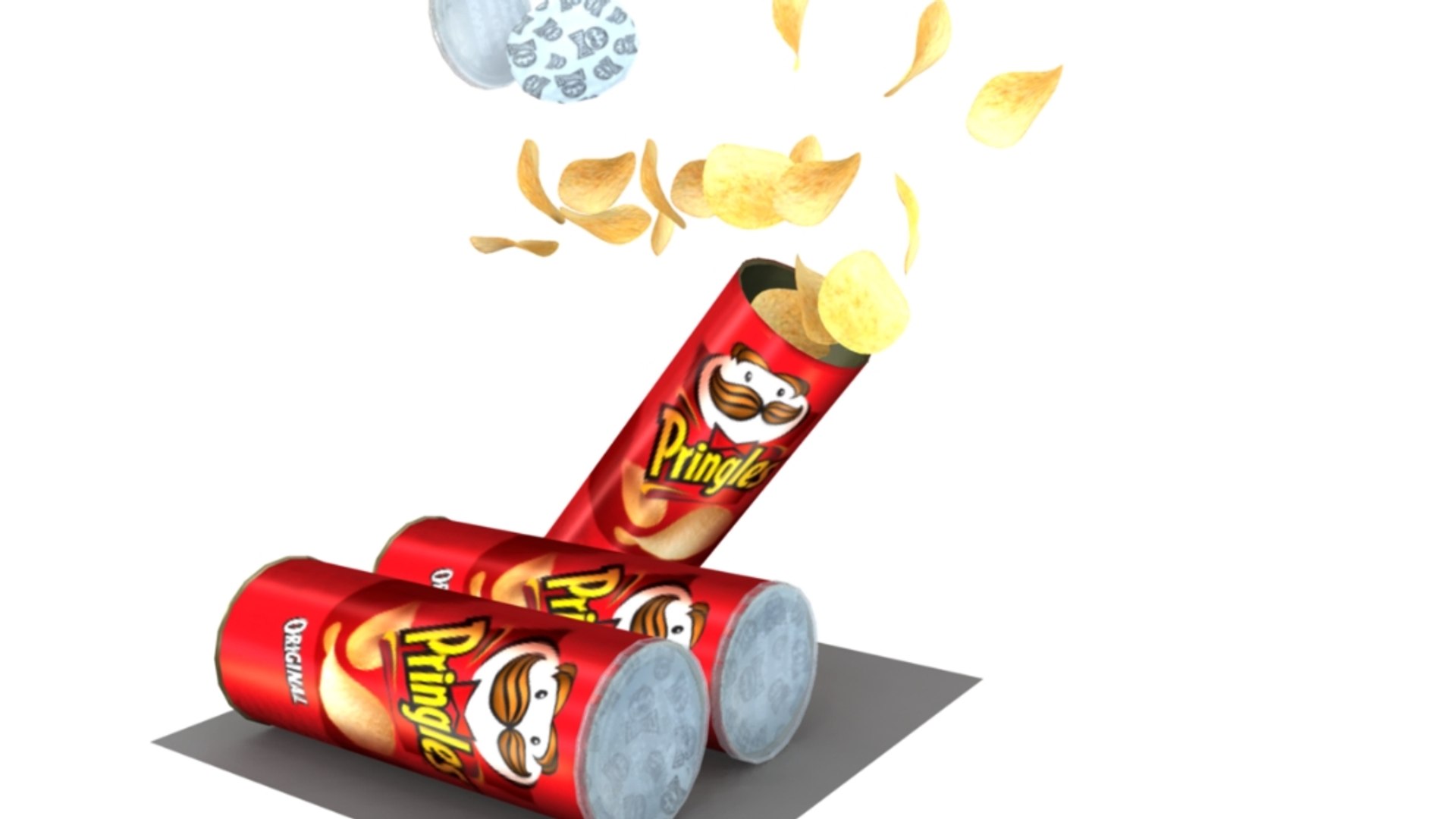 3d Pringles Chips