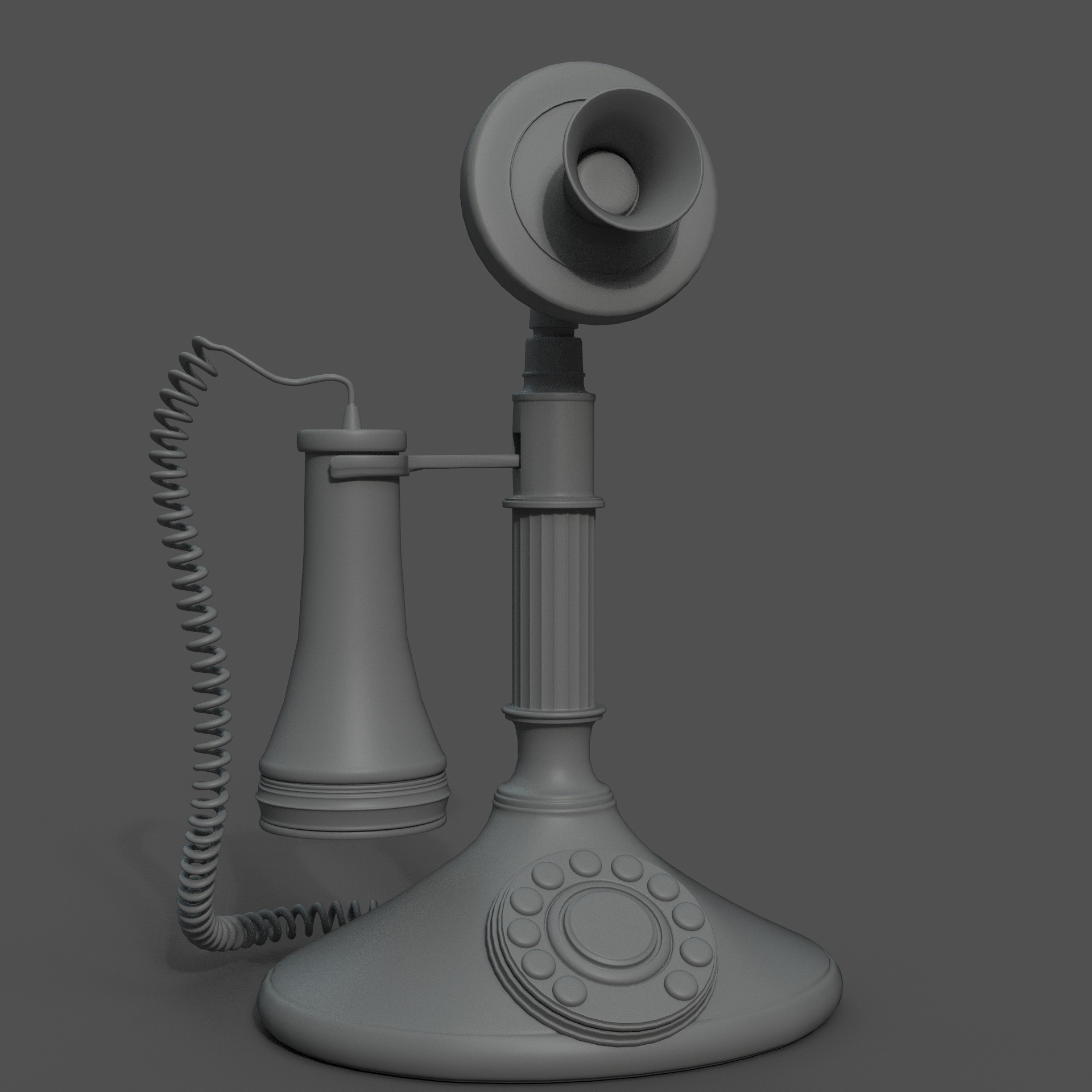 Vintage phone 3D model - TurboSquid 1988108