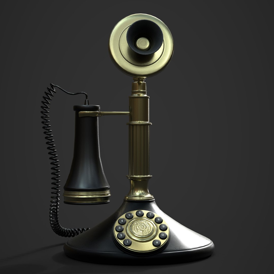 Vintage Phone 3D Model - TurboSquid 1988108