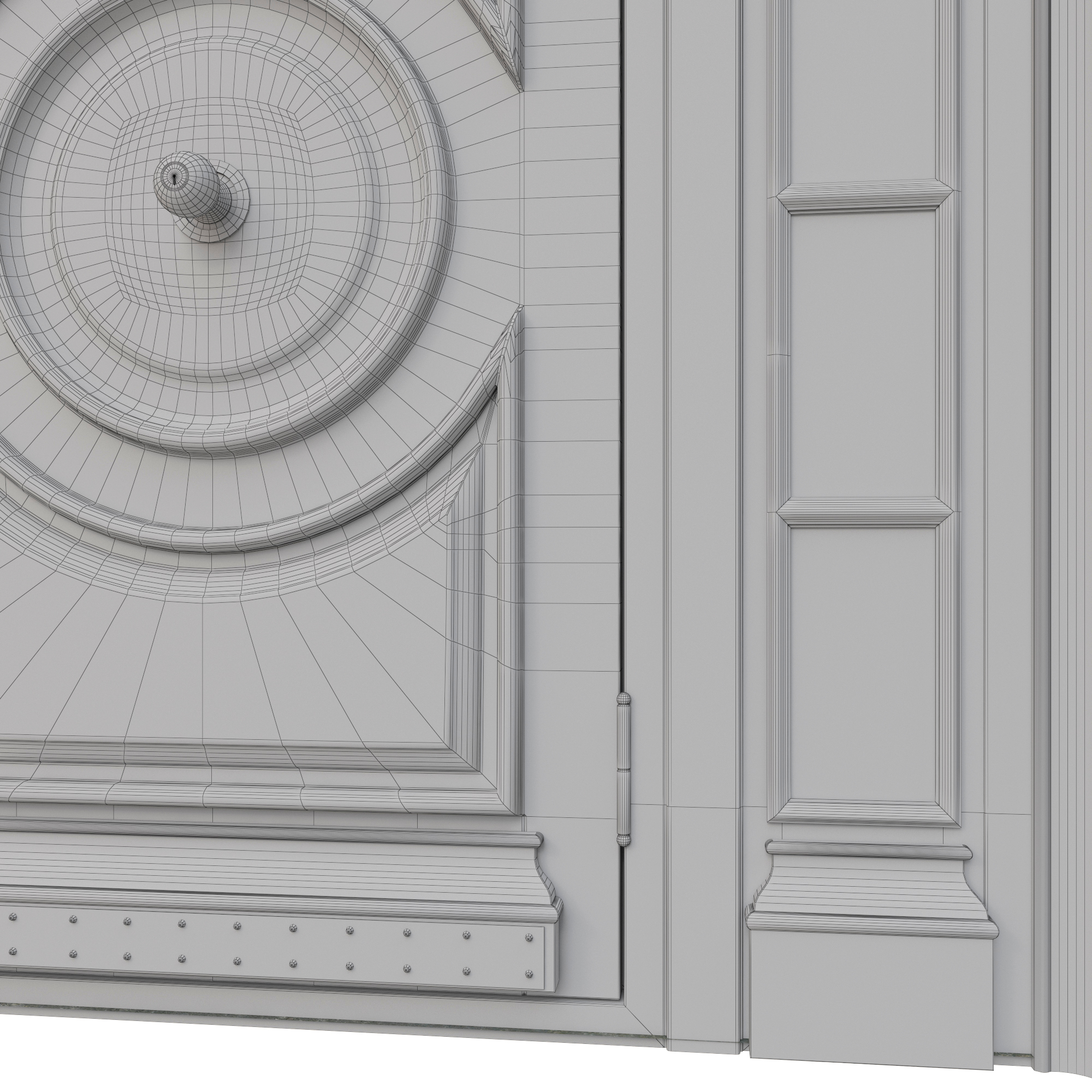 Entrance door 3D model - TurboSquid 1493922