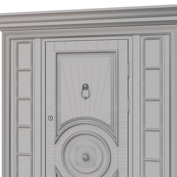 Entrance door 3D model - TurboSquid 1493922