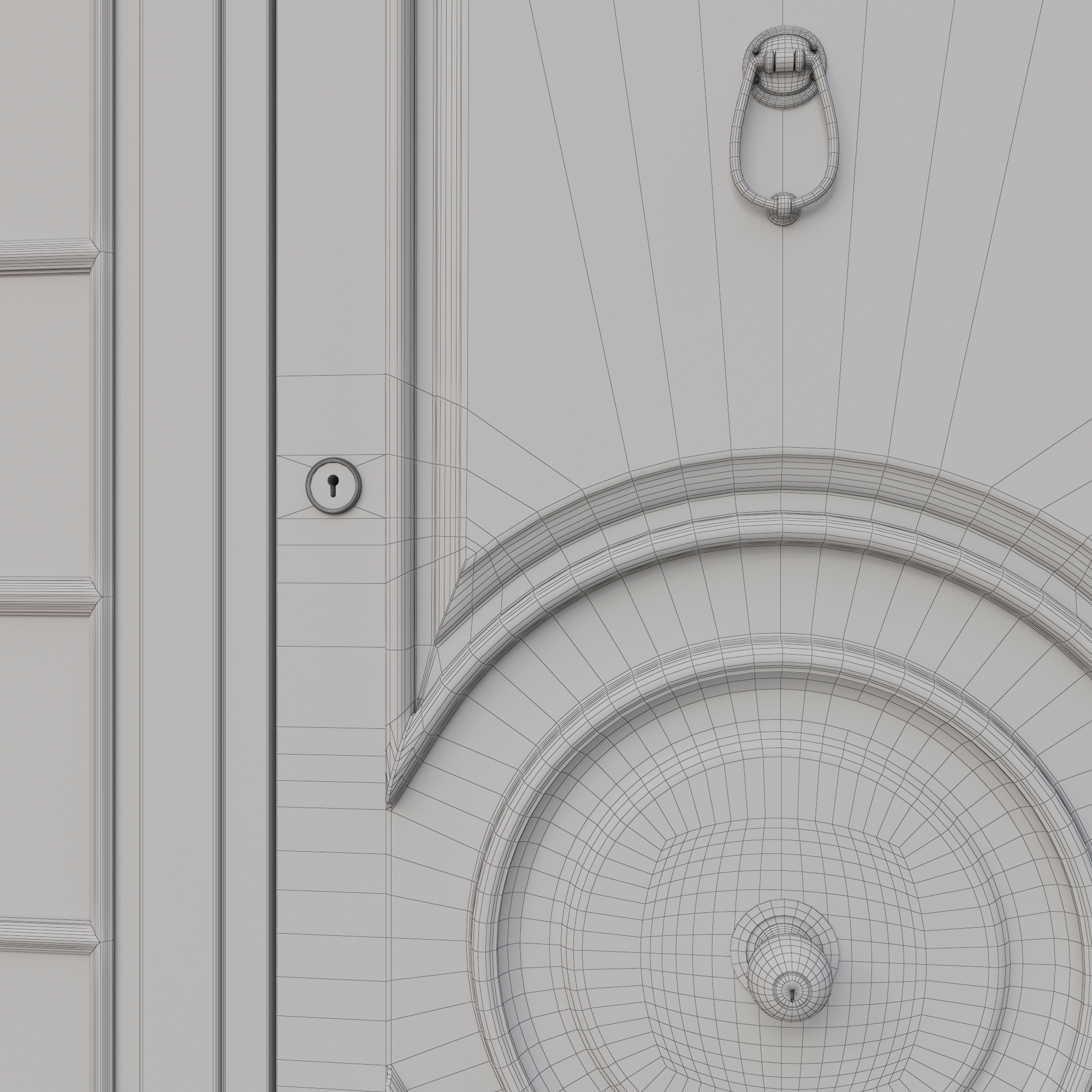 Entrance door 3D model - TurboSquid 1493922