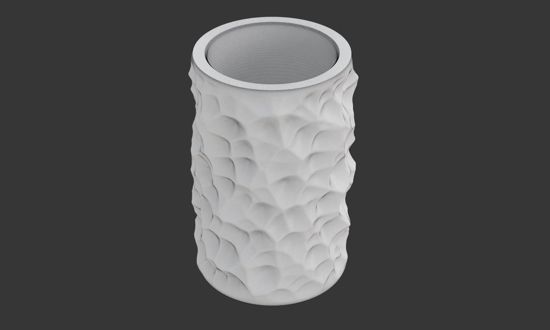 Printable Pencil Holder With Voronoi Bump Texture 3D - TurboSquid 2120163
