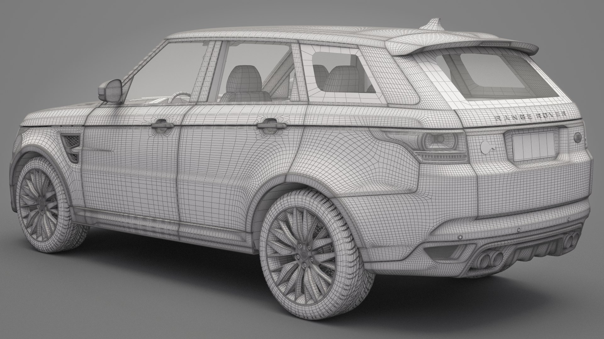 2015 Range Rover Sport 3D Model - TurboSquid 2413966