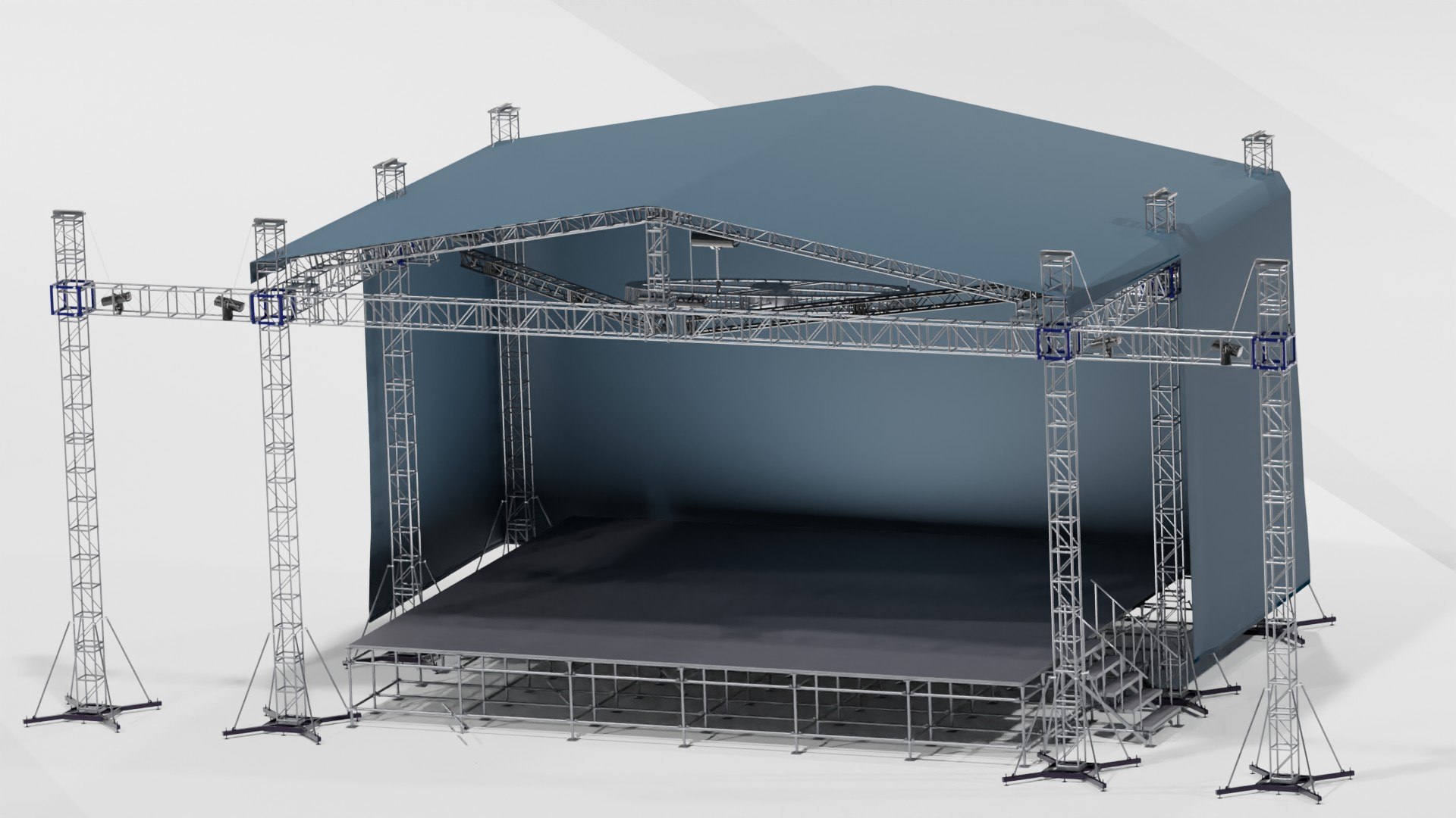 Scene stage 3D model - TurboSquid 1674971