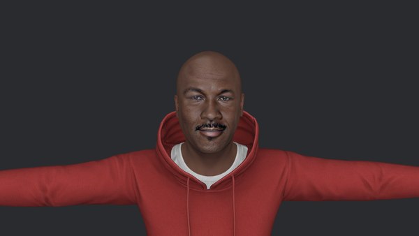 modelo 3d Jugadores de la NBA Michael Jordan Personaje 3D hiperrealista ...