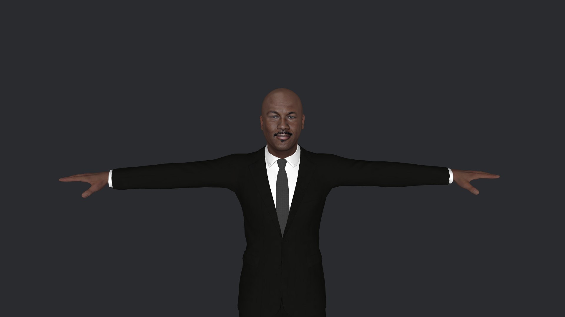 3D NBA Players Michael Jordan Hyper Realistic Full Body Fully Rigged 3D ...