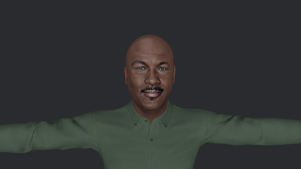 modelo 3d Jugadores de la NBA Michael Jordan Personaje 3D hiperrealista ...